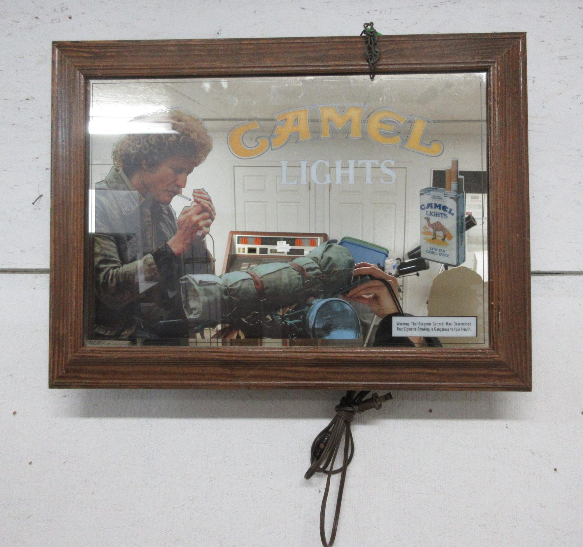 Albrecht Auctions | Light-Up Camel Sign, 1970sMeasurement:21" x 15 1/2"