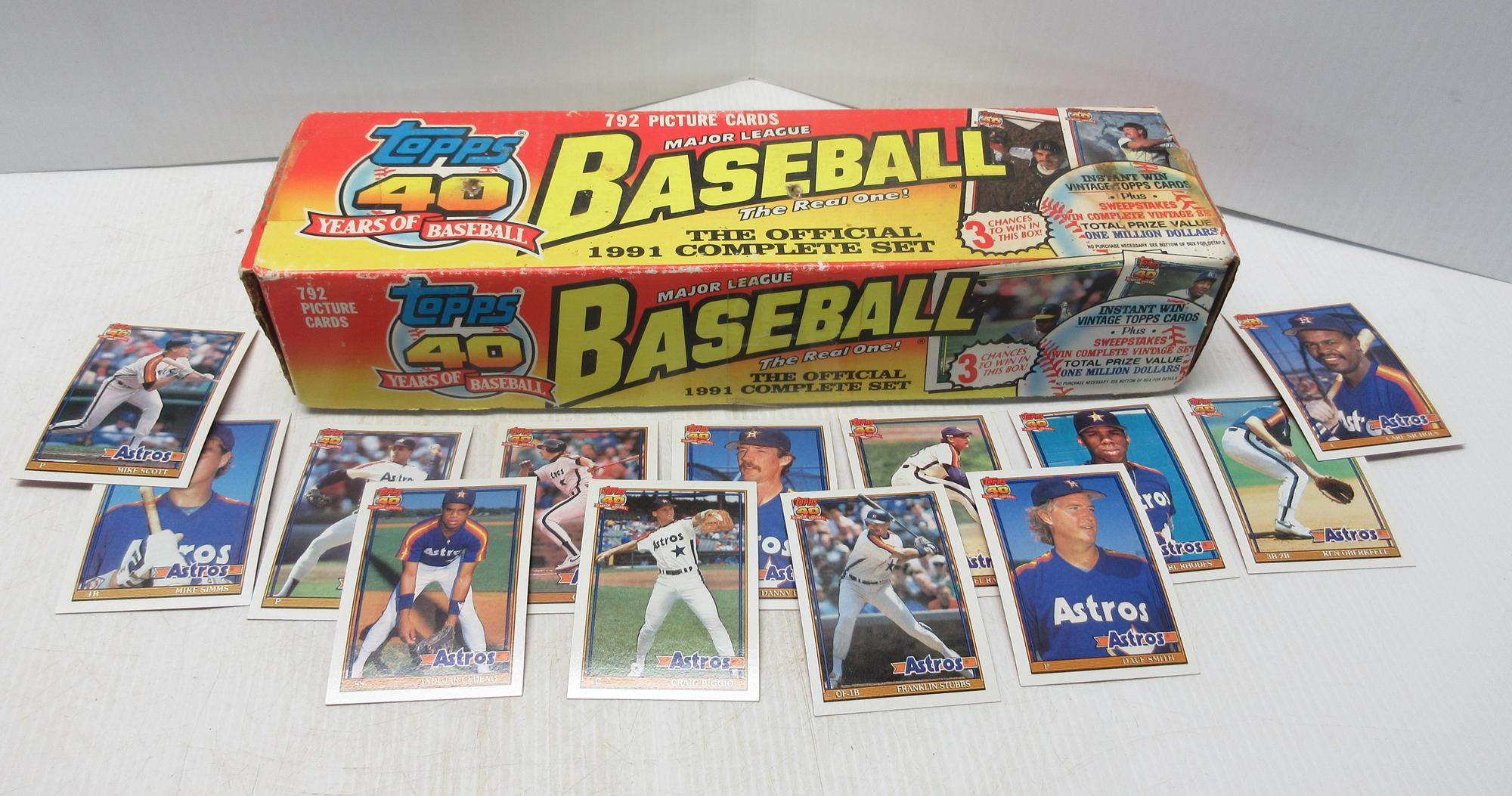 Albrecht Auctions | (792) Baseball Cards in a Box, 1991