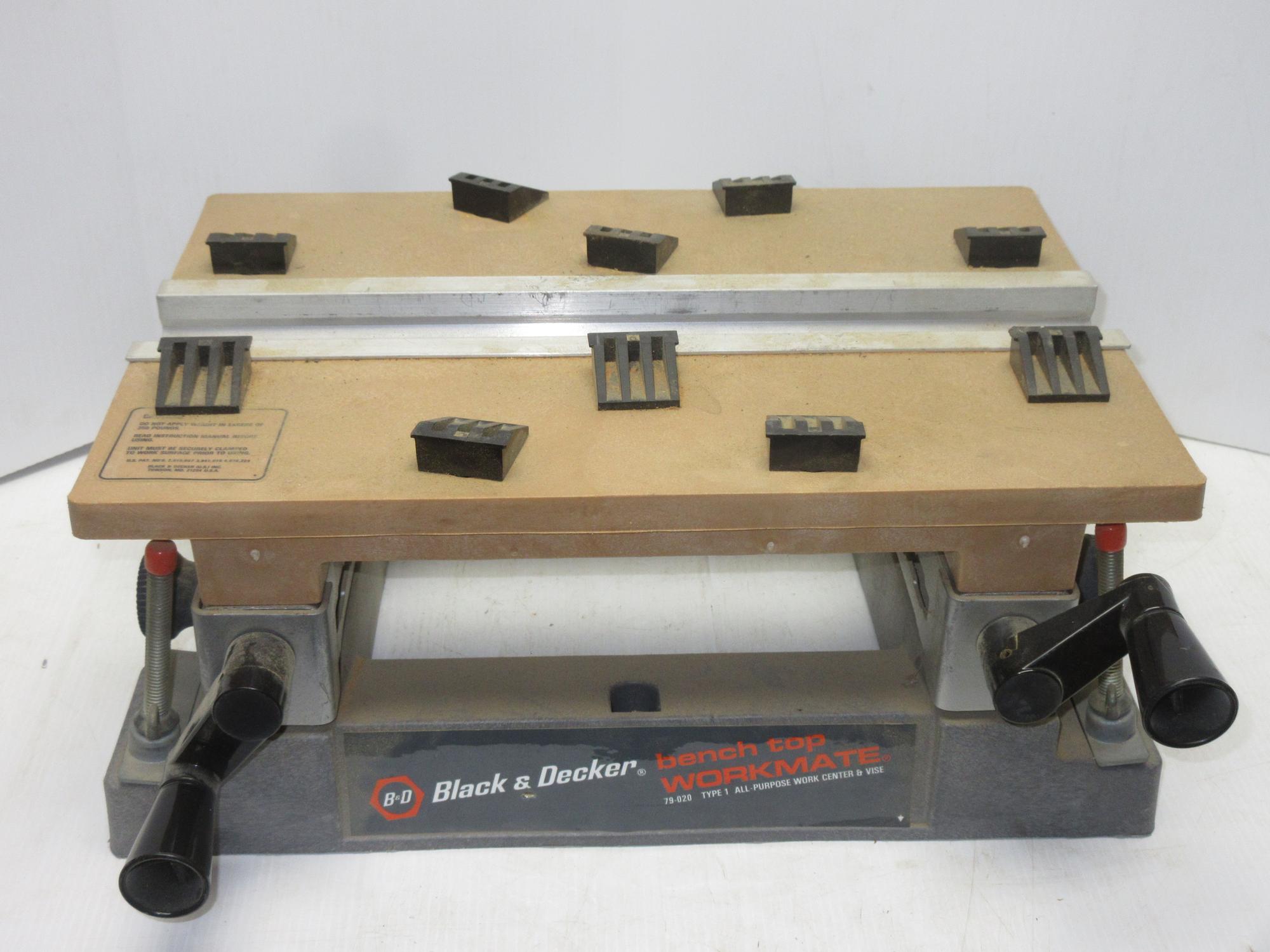 Albrecht Auctions | Black & Decker Bench Top Workmate All-Purpose Work ...