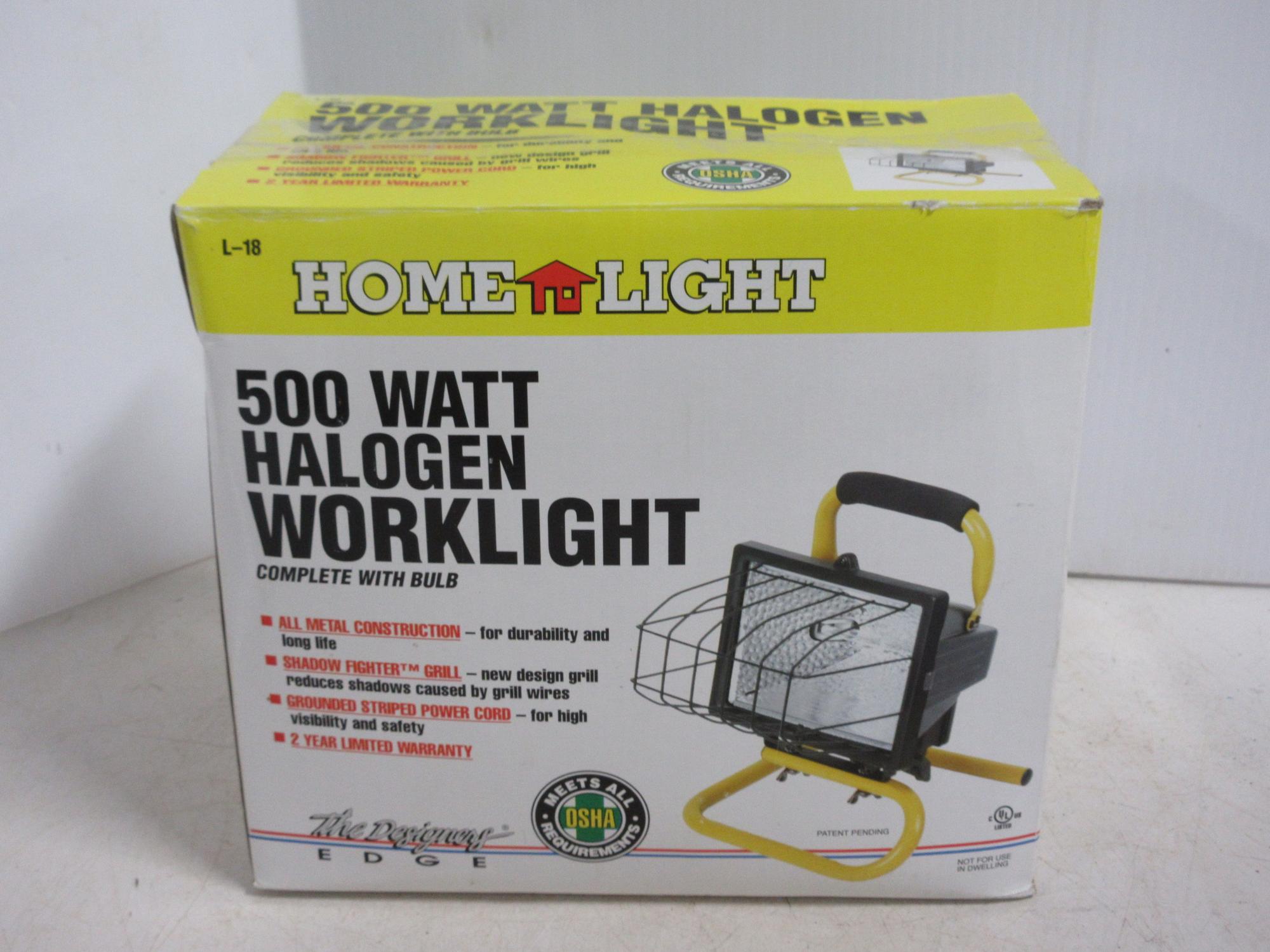 Albrecht Auctions | Adjustable Free Standing 500W Halogen Work Light ...
