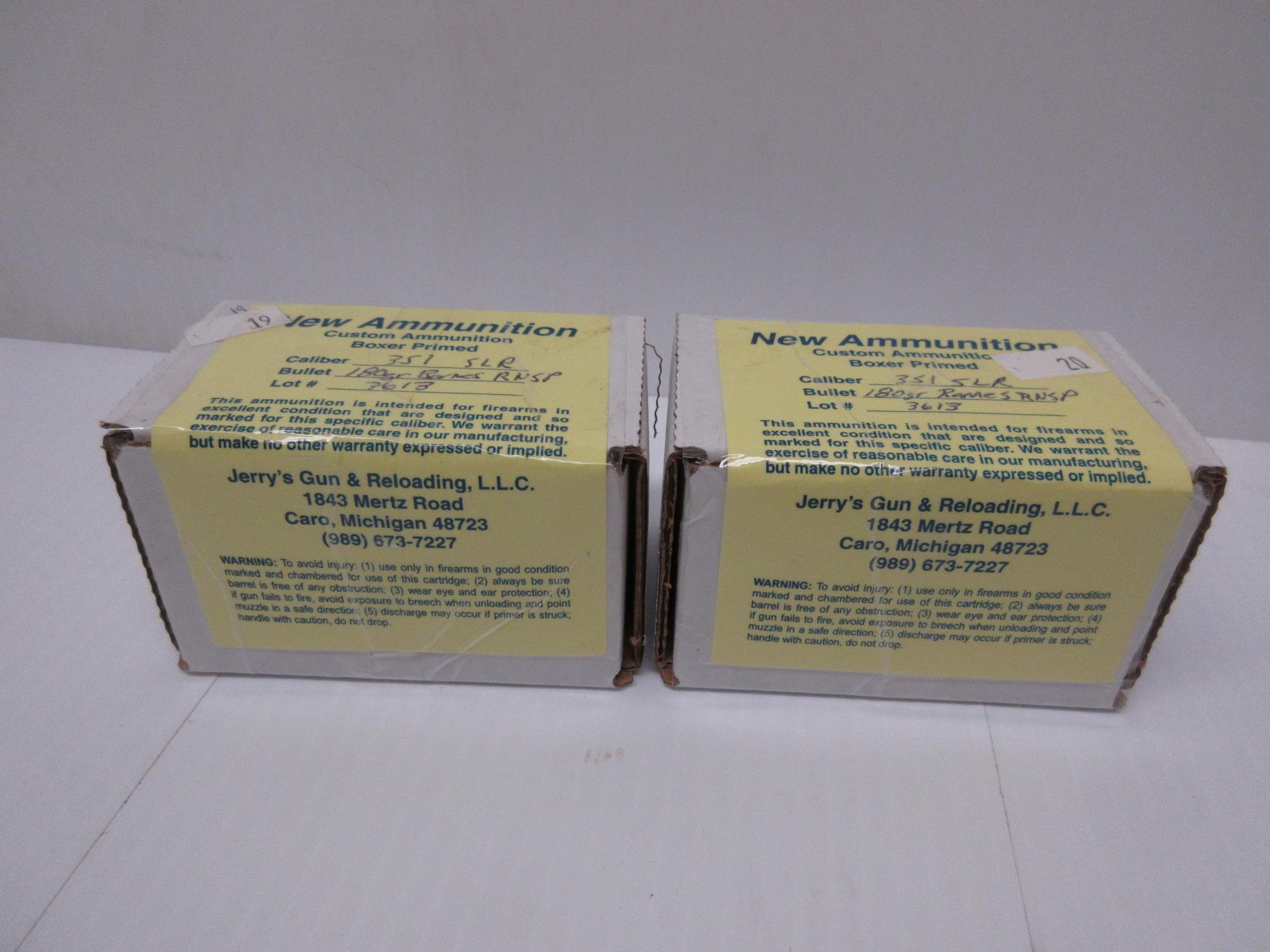 Albrecht Auctions | (39) Rounds of .351 Winchester SLR