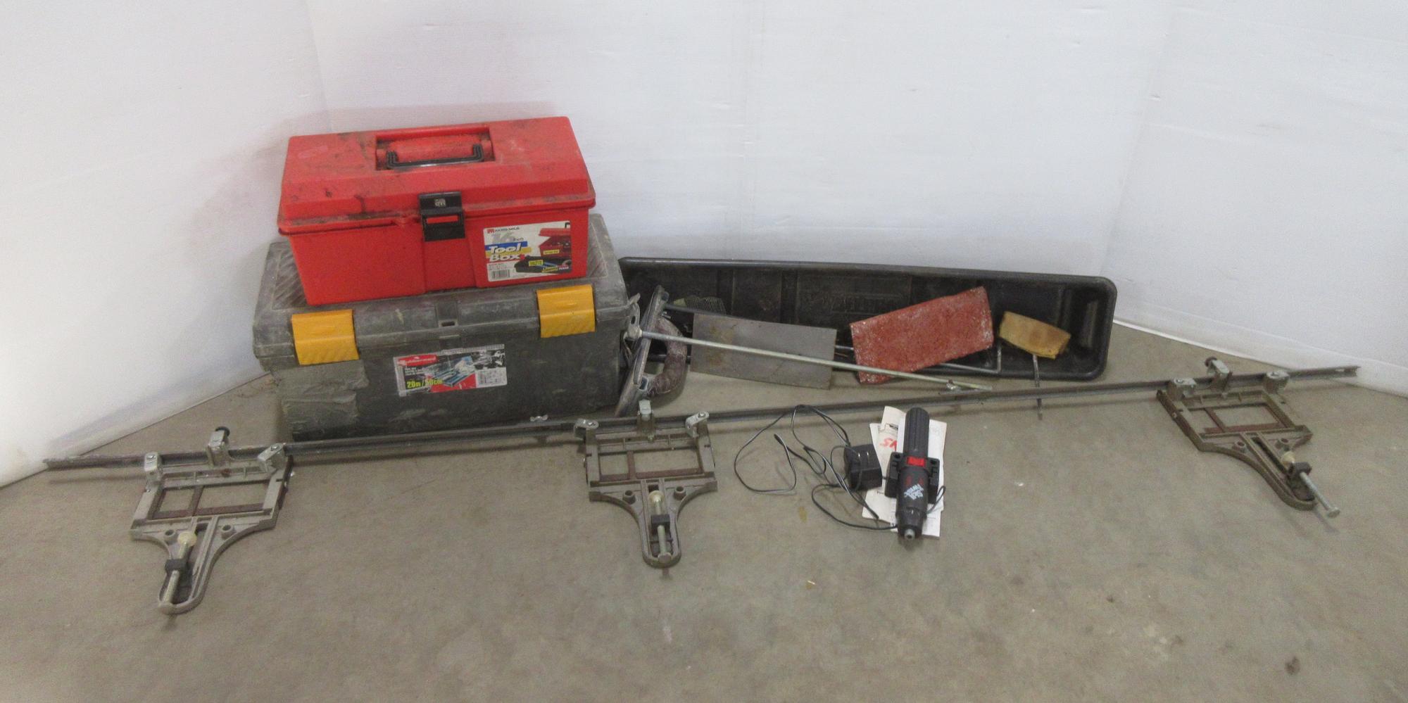 Albrecht Auctions | (2) Tool Boxes with Some Items Inside, Skil Twist ...