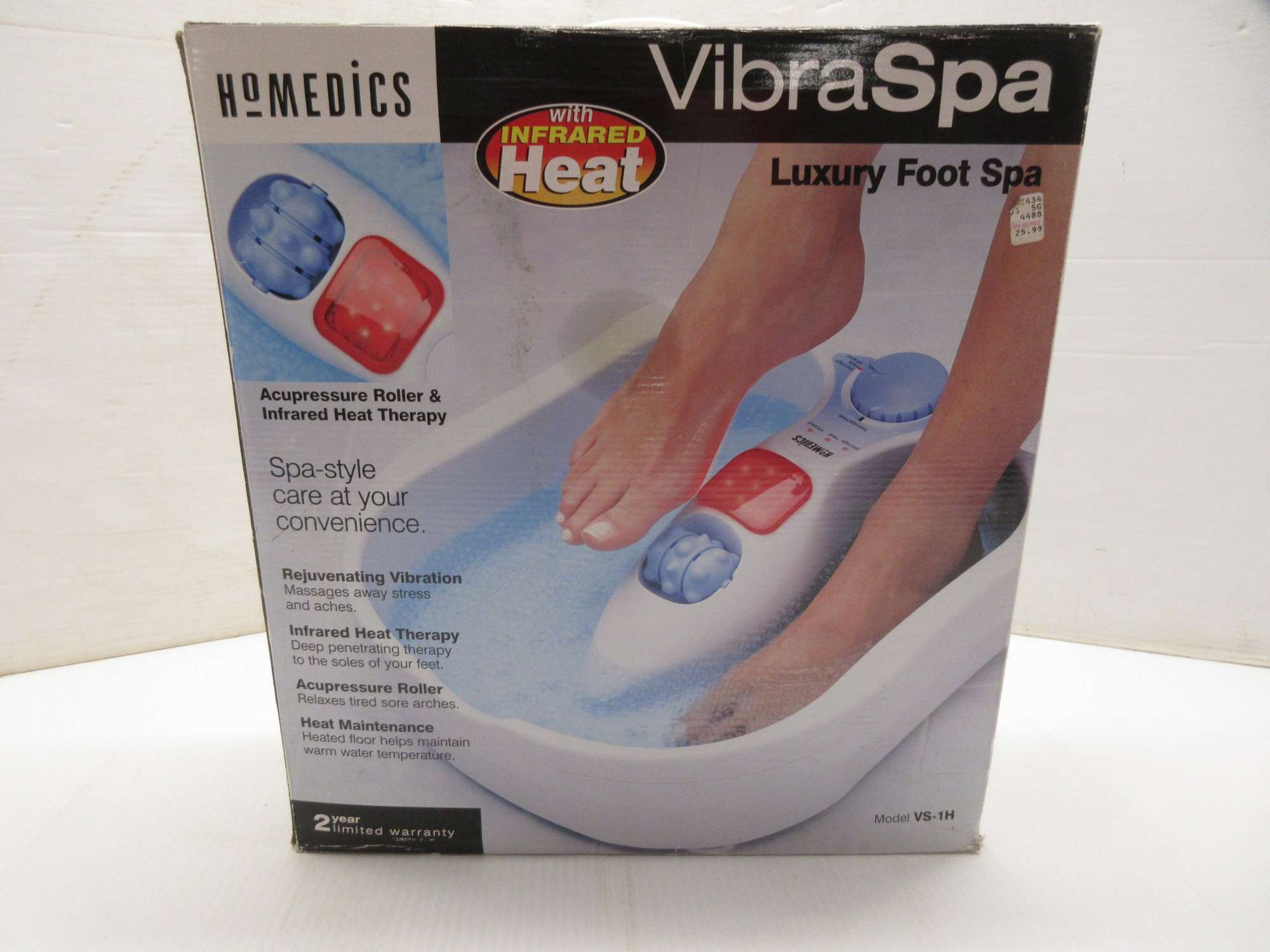 Albrecht Auctions | Homedics Foot Spa, Model VS-1H