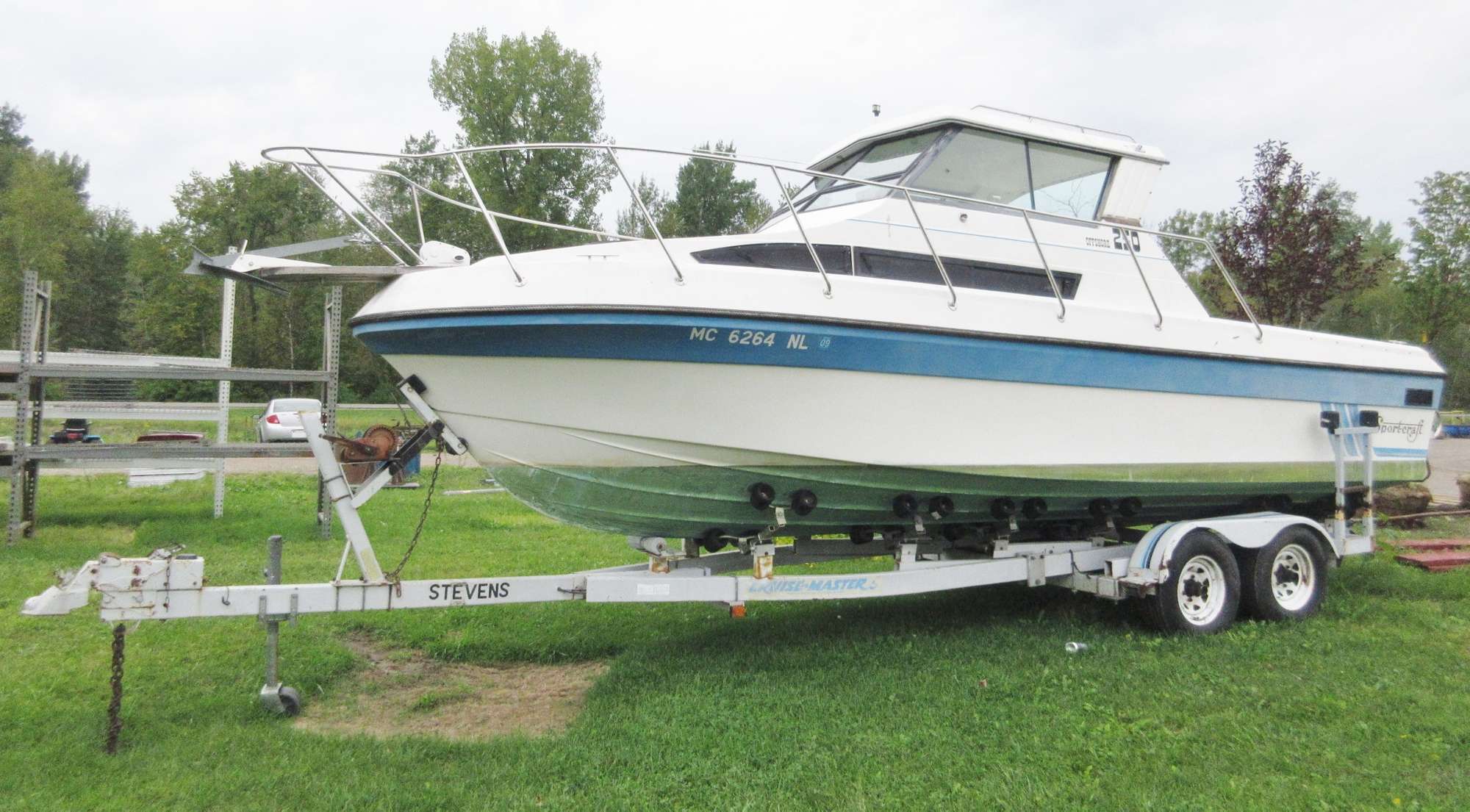 Albrecht Auctions | 1987 Sportcraft Offshore 250 24' Boat with a 230 HP ...