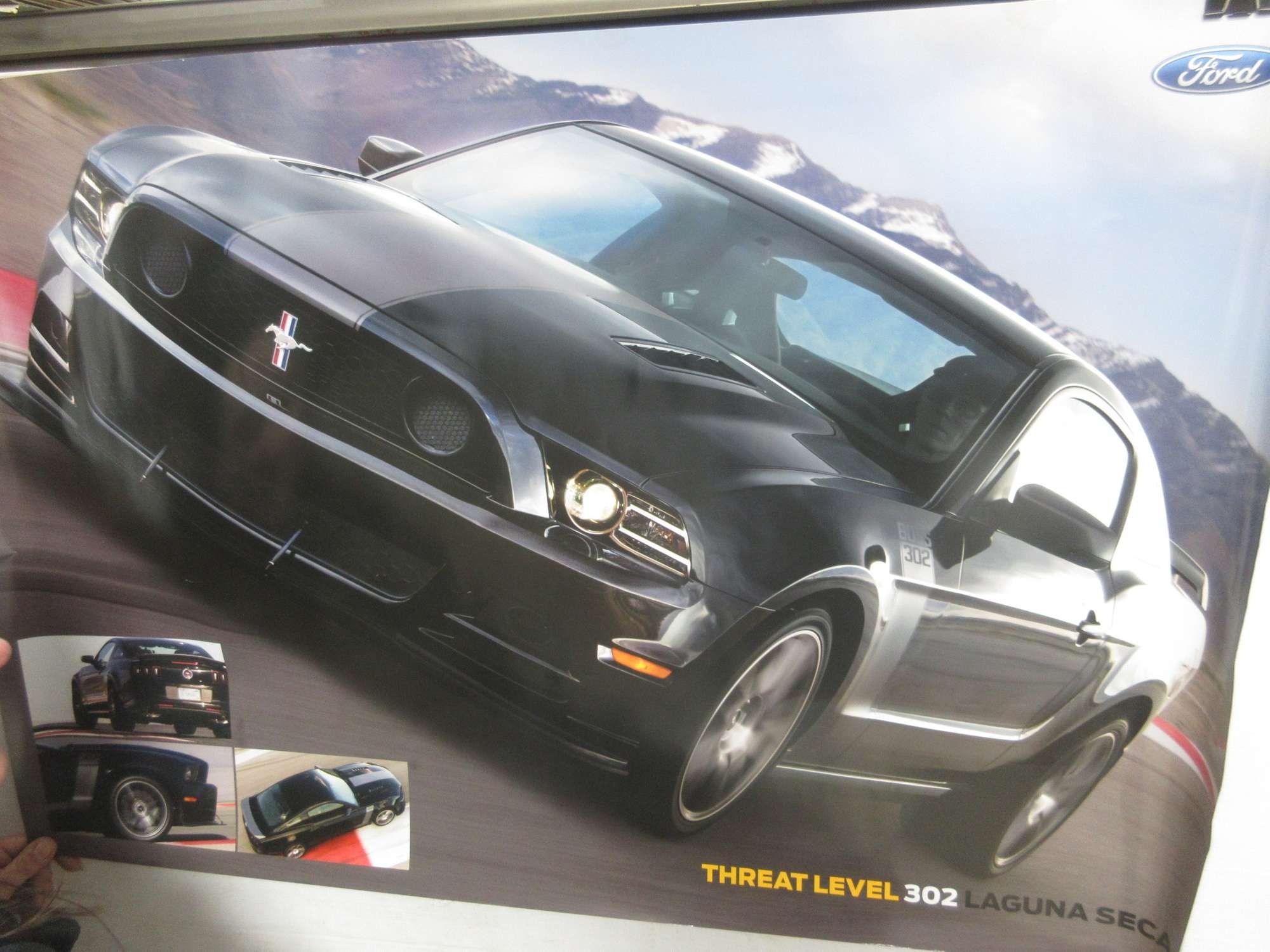 Albrecht Auctions | 2018 Ford Mustang Poster, Boss 302, Two-Sided