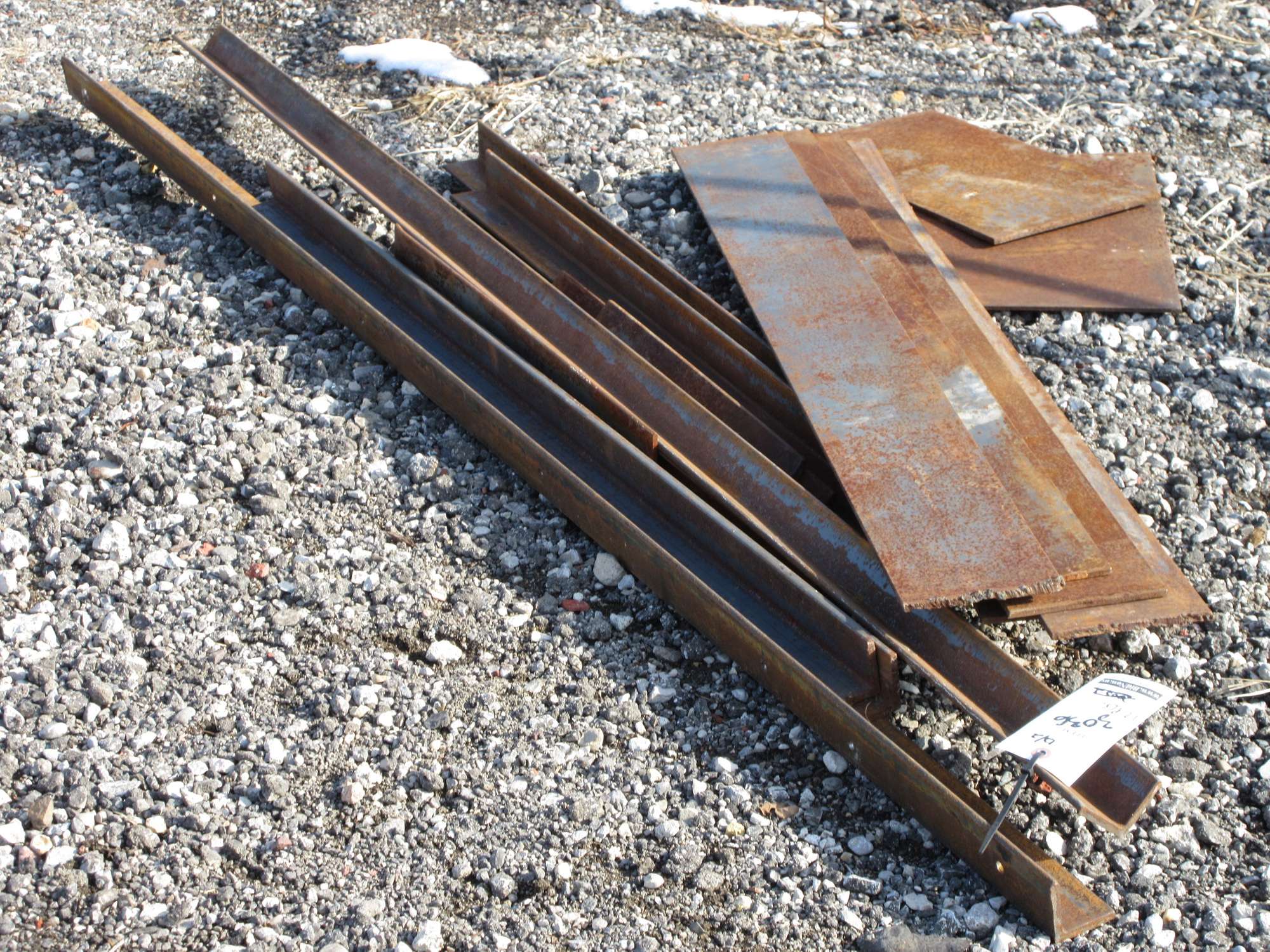 Albrecht Auctions | Misc. Steel Plate and Angle Iron