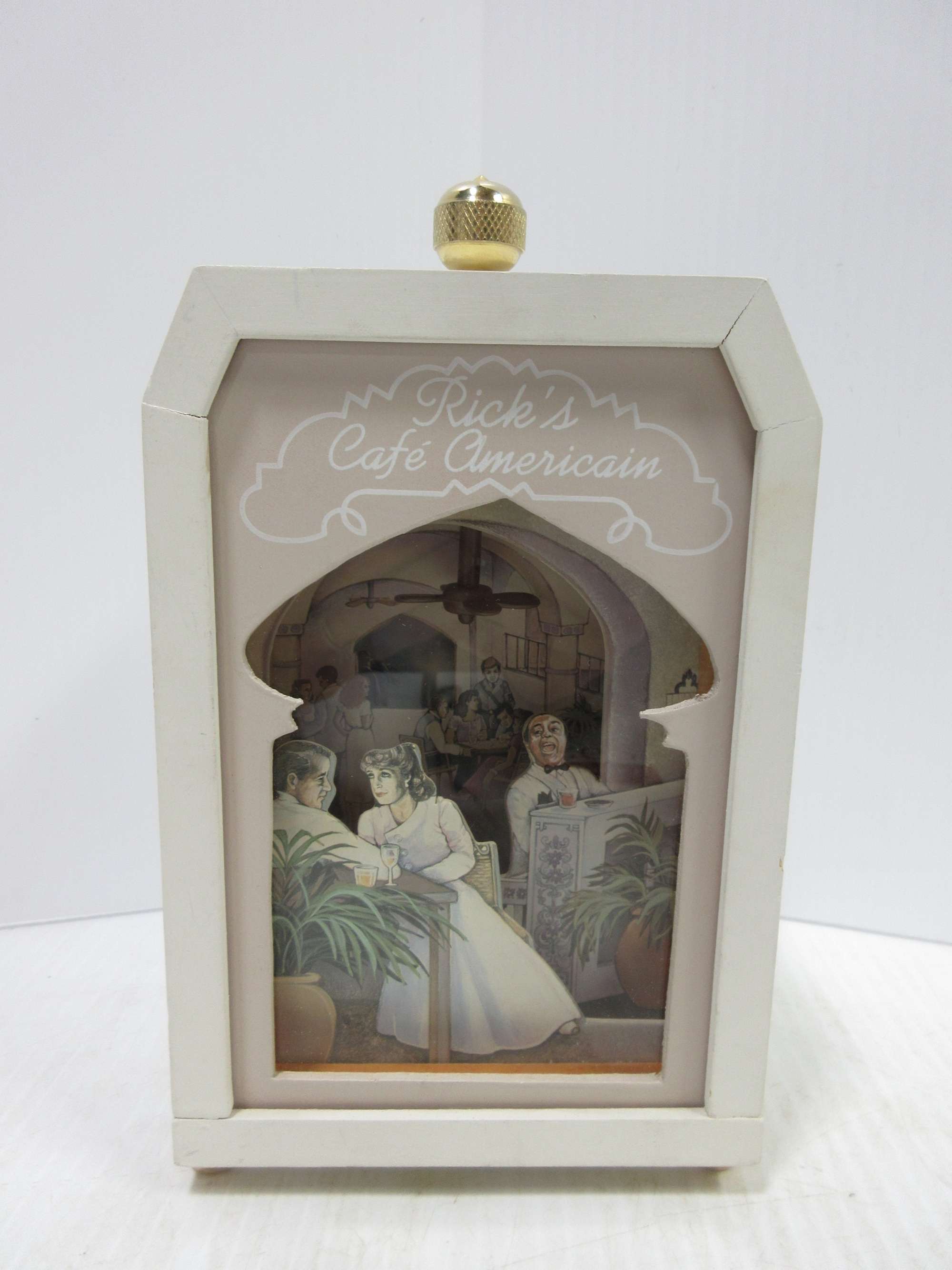 Albrecht Auctions | 1970 Hallmark Casablanca Rick's Cafe American Wood ...