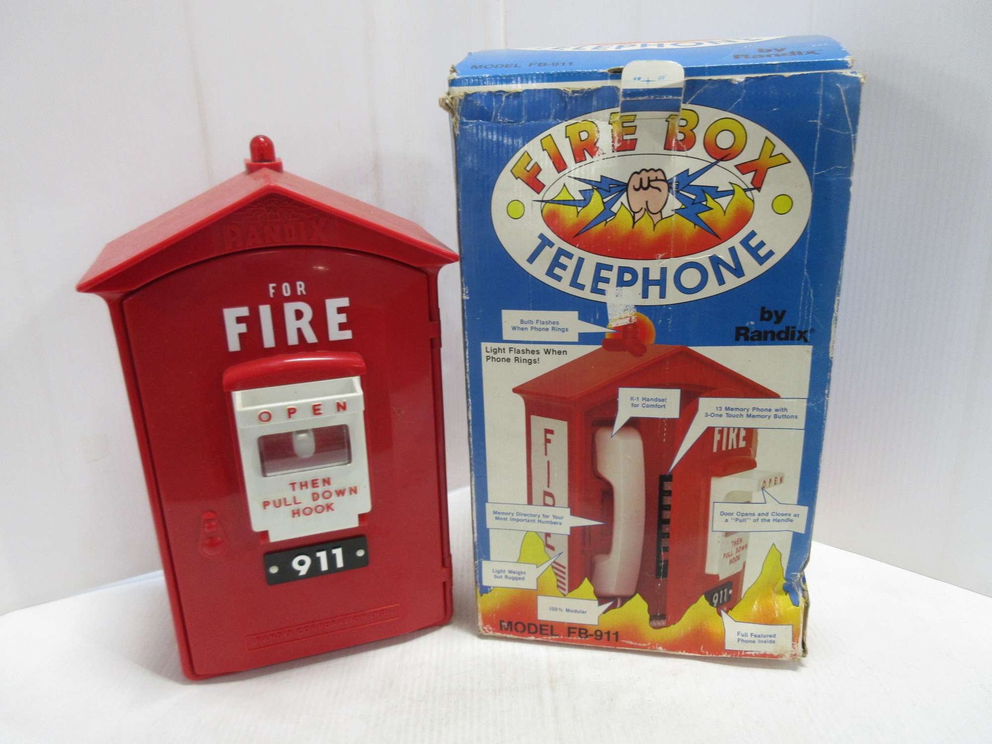 Albrecht Auctions | Randix Fire Box Telephone, Model FB-911