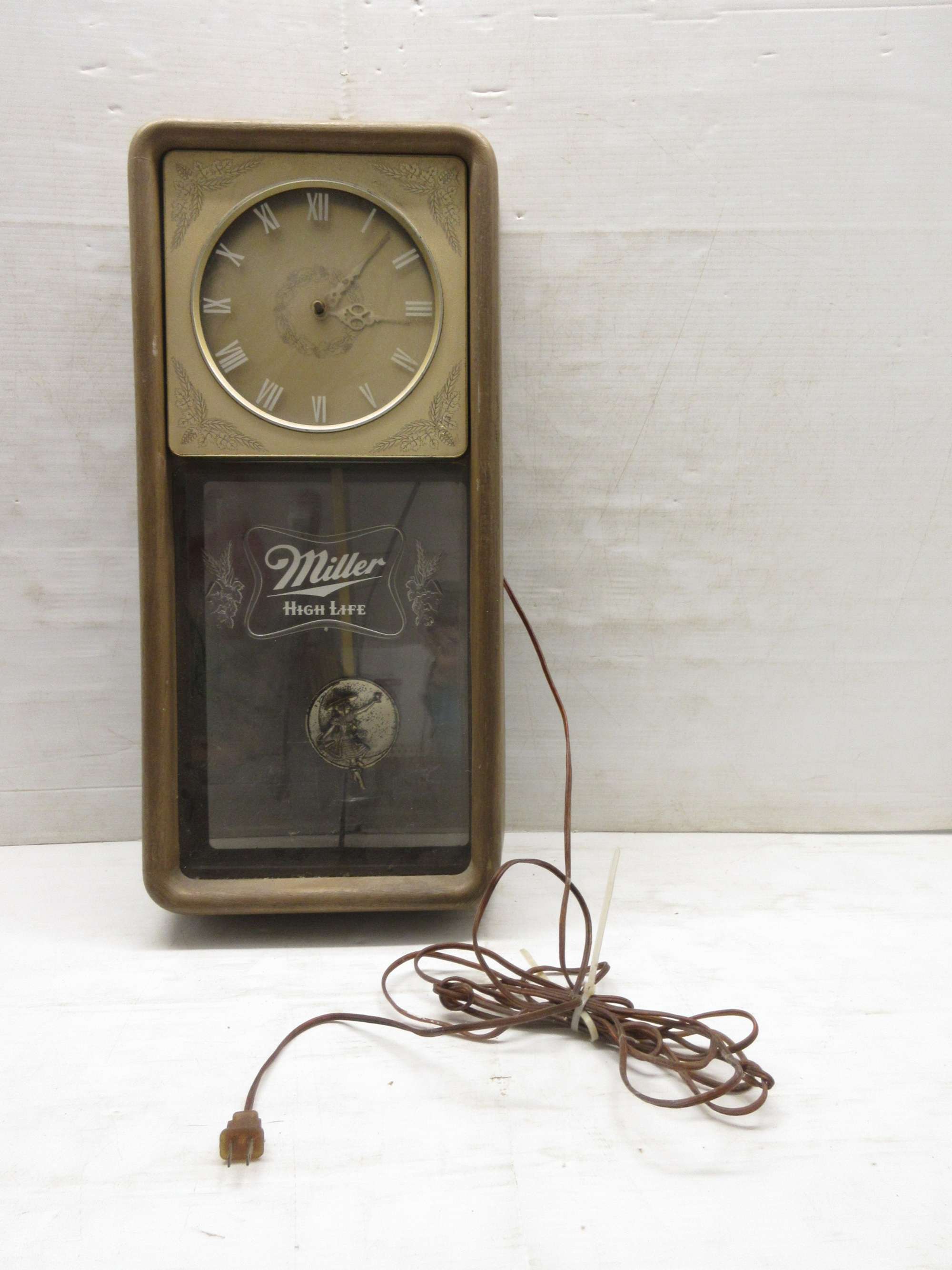 Albrecht Auctions | Official Miller Clock with Stamp and Number on Back ...