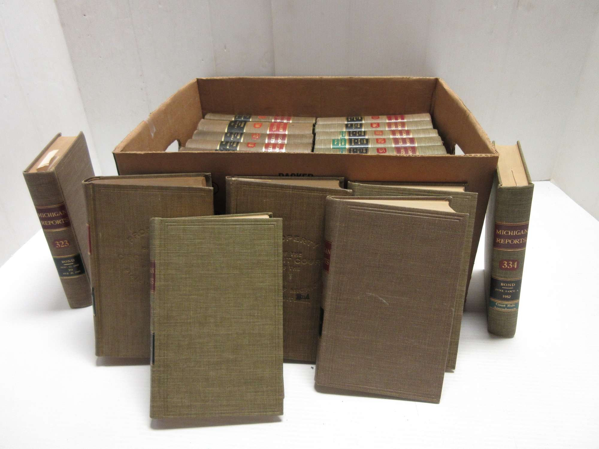 Albrecht Auctions | (25) Michigan Law Books, 1925-1962, All Hardcover