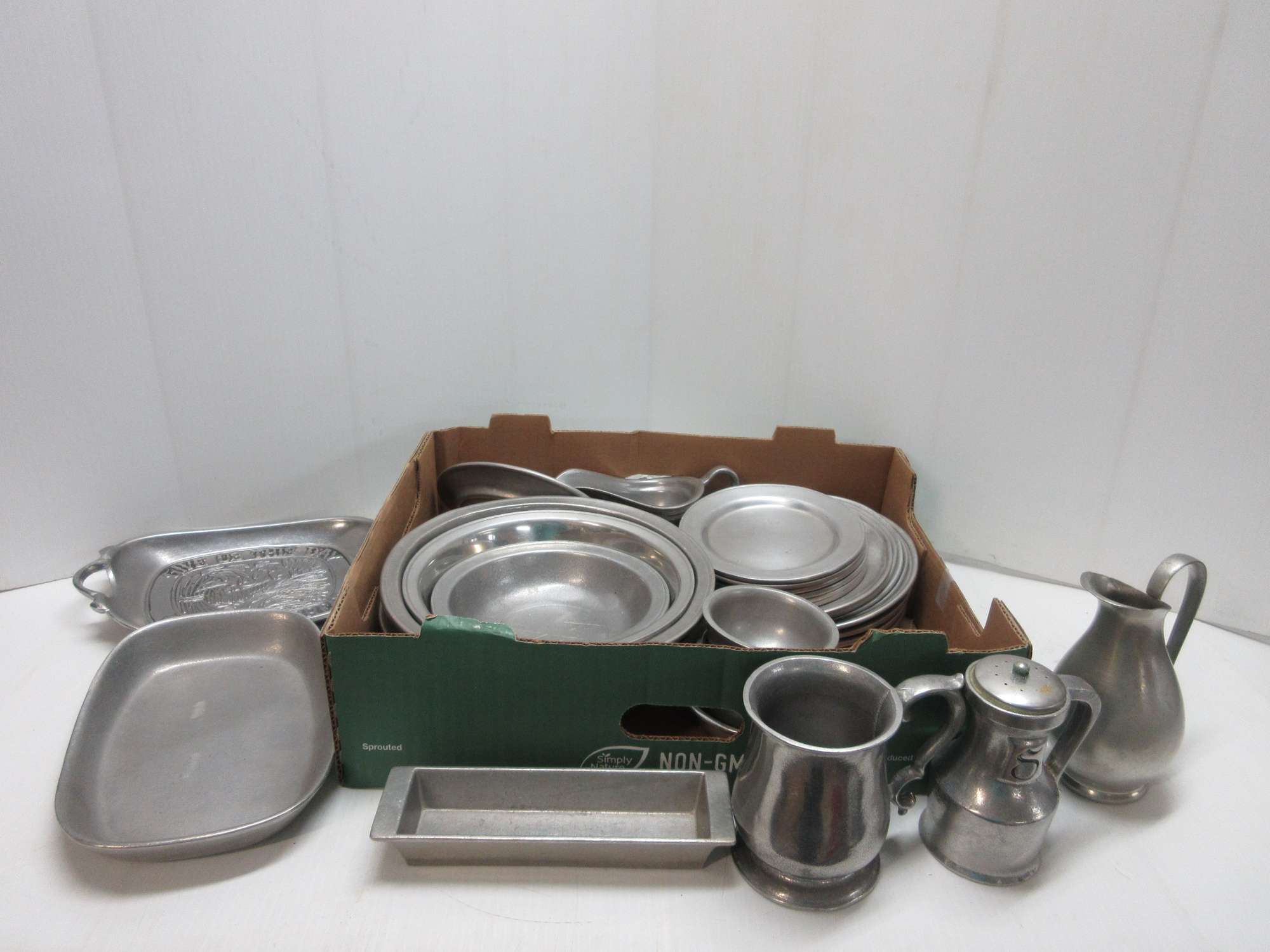 Albrecht Auctions | Large Selection of Pewter Tableware and Serving ...