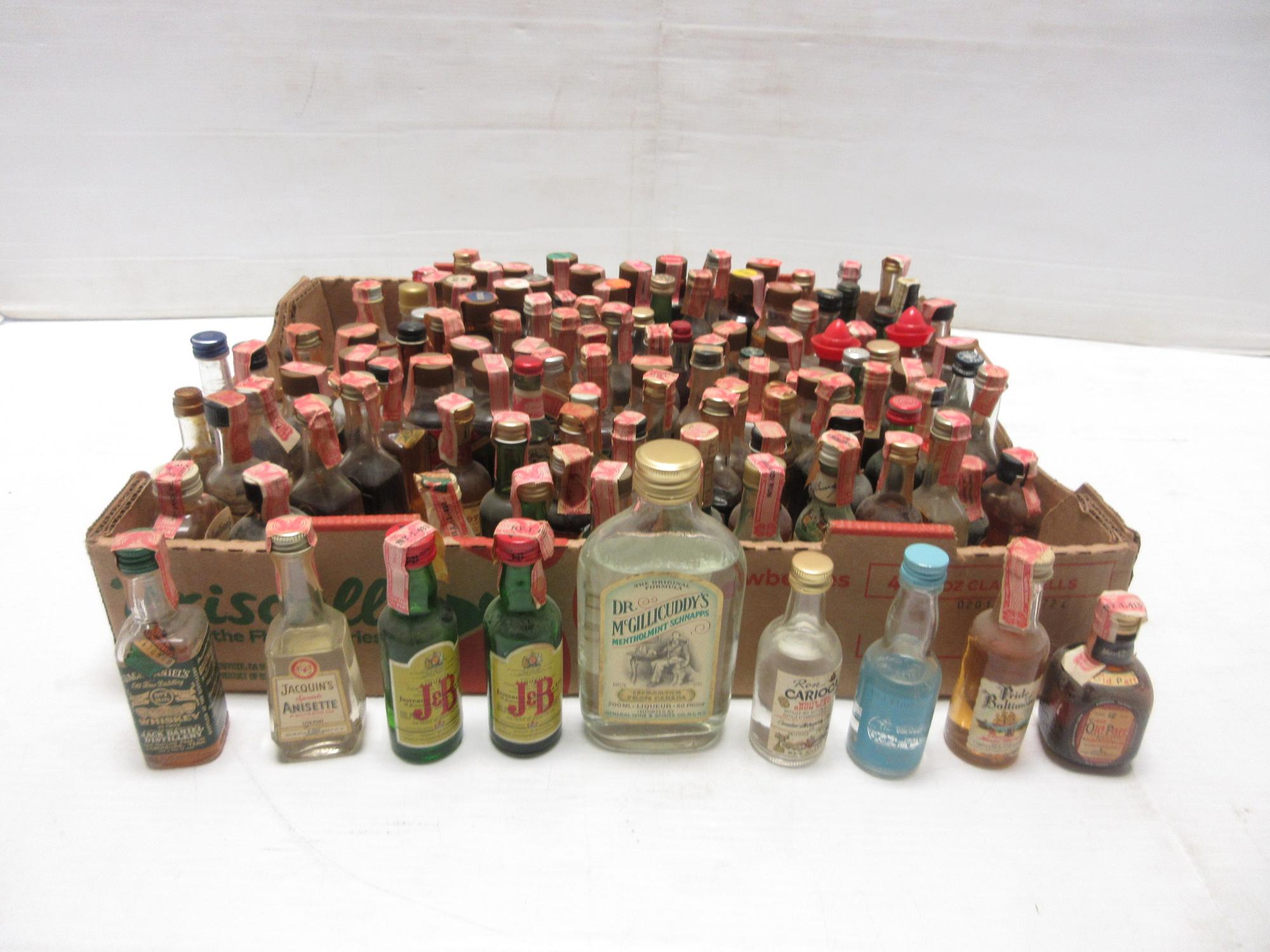 Albrecht Auctions | Over (100) Collectable Mini Liquor Bottles, For ...