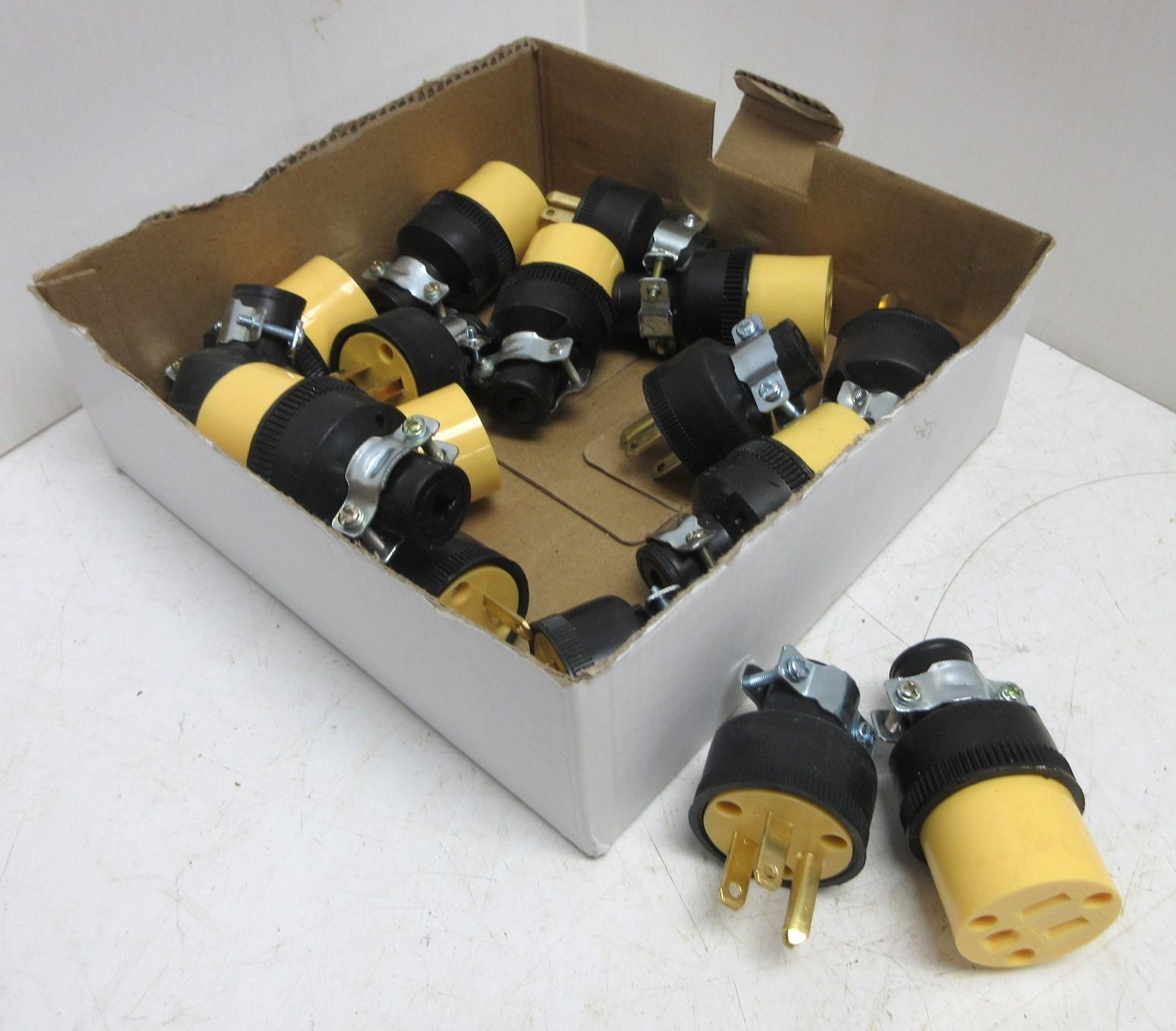 Albrecht Auctions | (16) Electrical Plug Ends: 8- Male and 8- Female