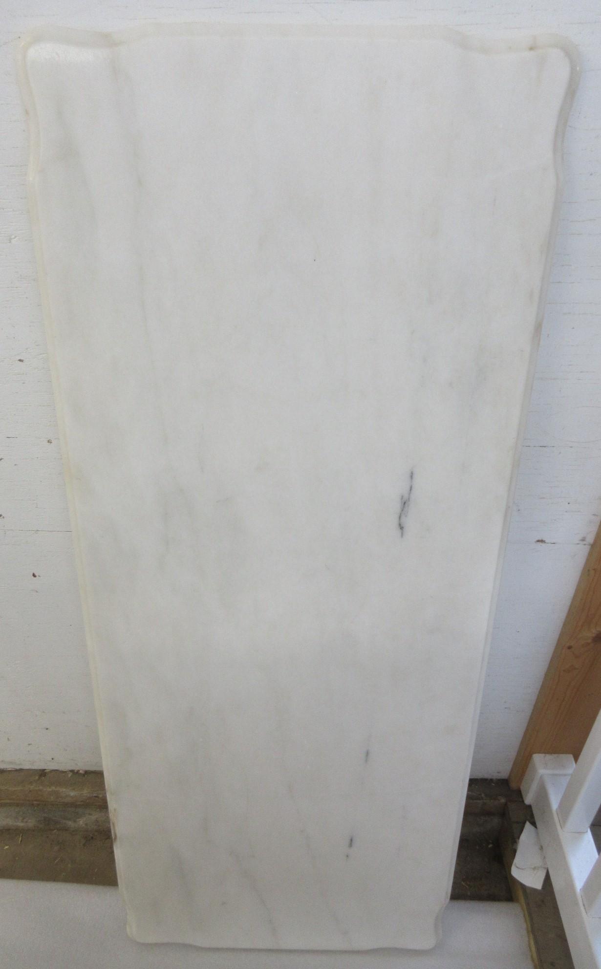 Albrecht Auctions | Large Marble Slab with Beveled Edges
