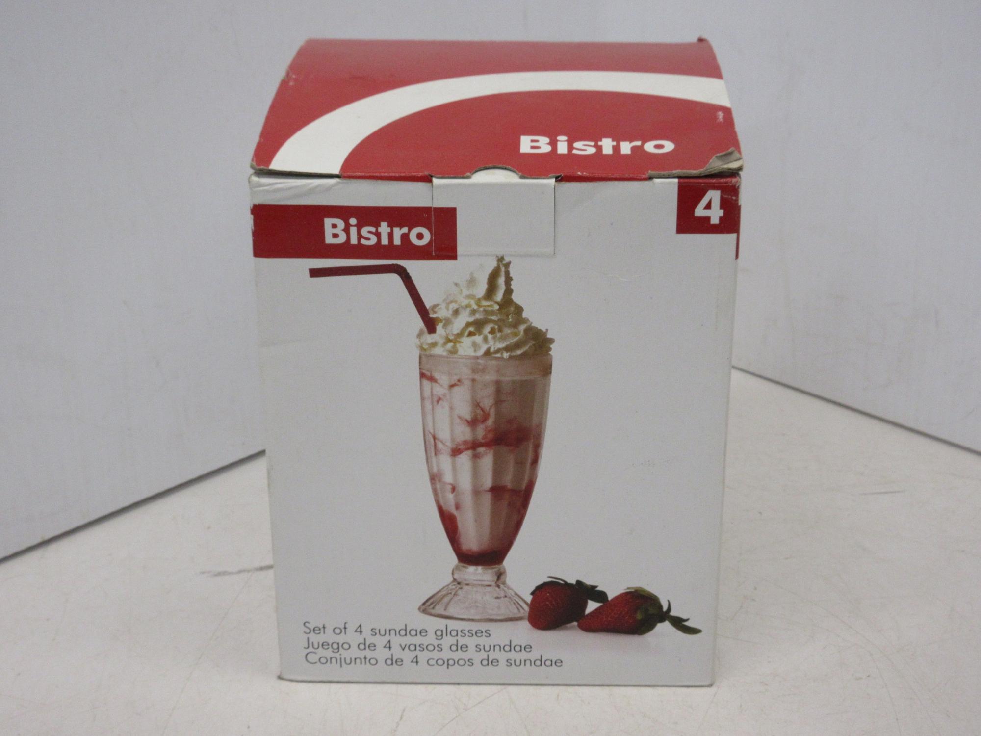 Albrecht Auctions | (4) Sundae Glasses