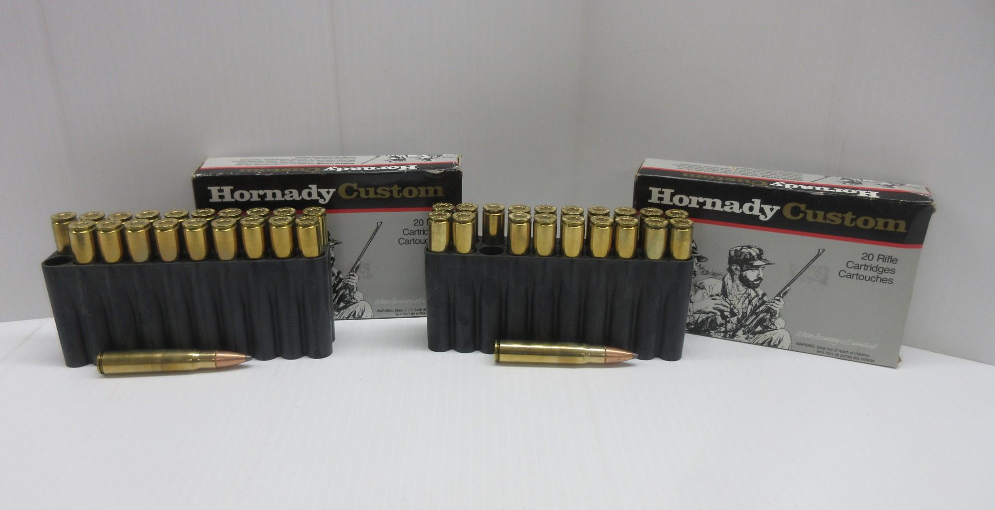 Albrecht Auctions | (2) Boxes of 20 Hornady 376 Steyr 270 Grain Custom ...