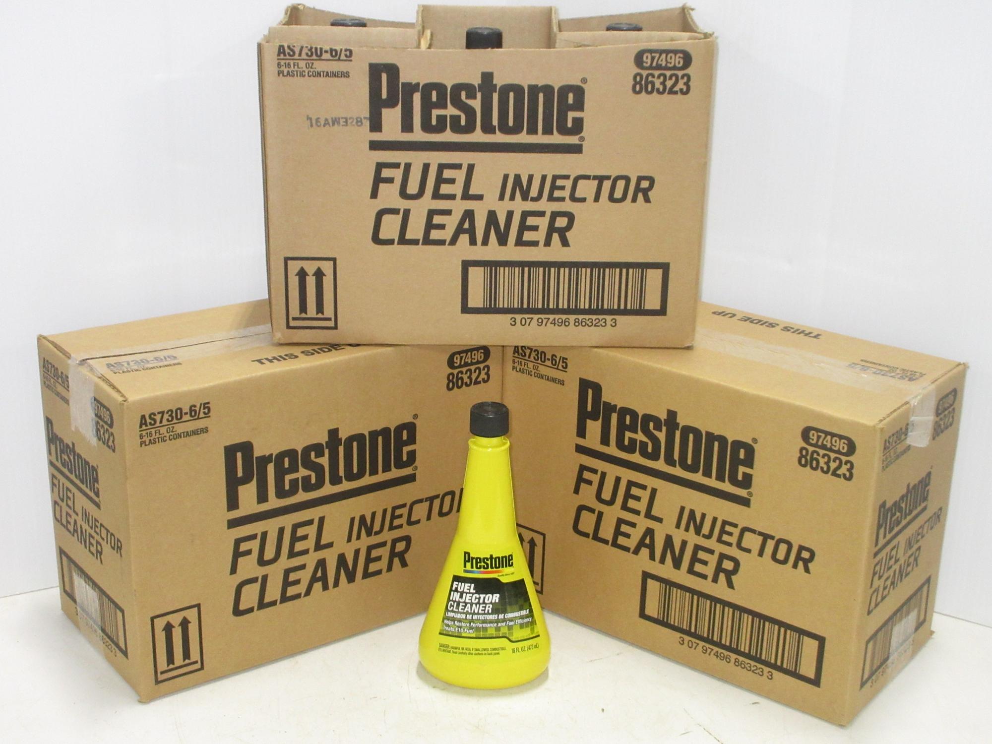 Albrecht Auctions | (18) 16 oz. Bottles of Prestone Fuel Injector ...
