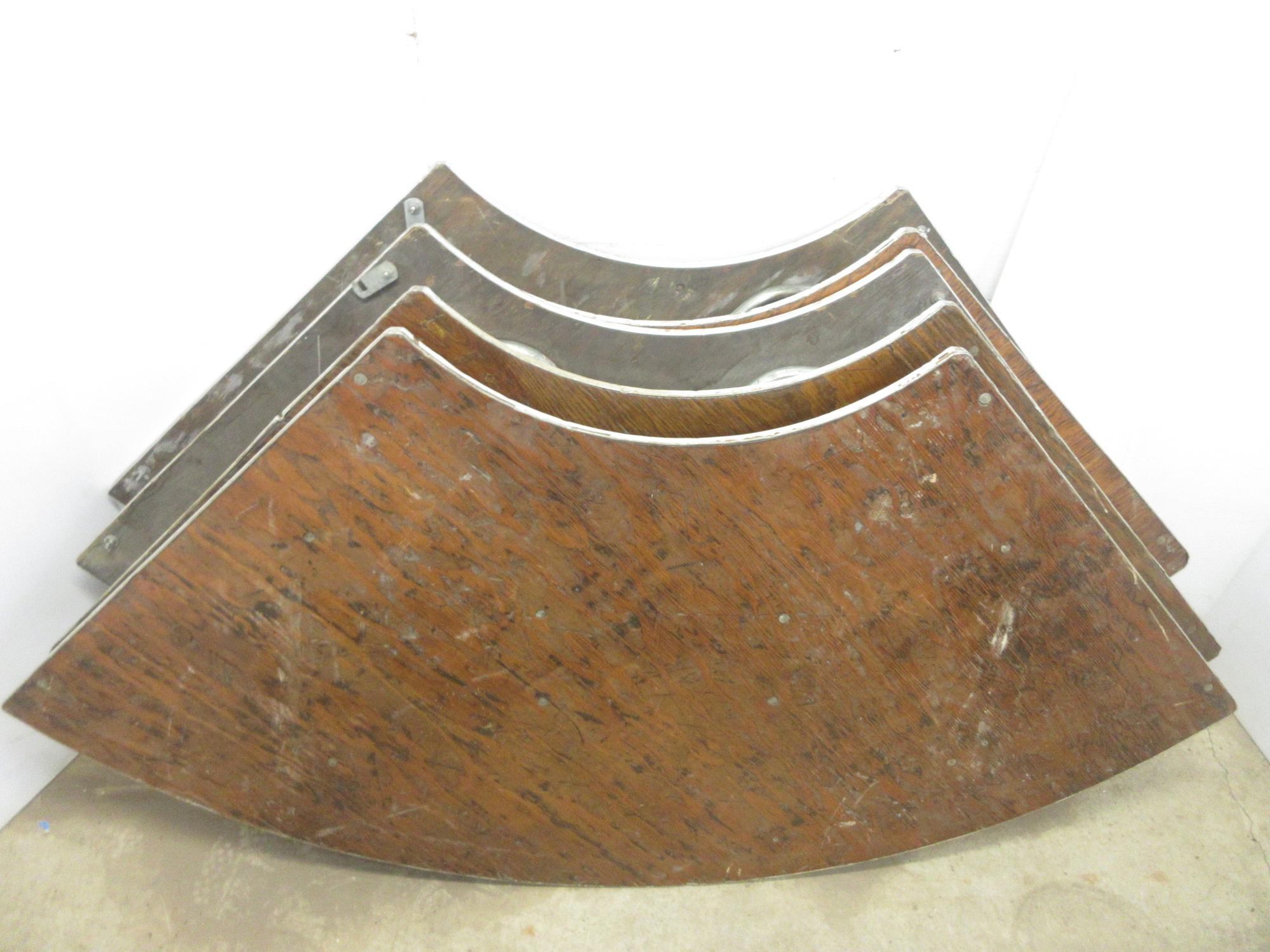Albrecht Auctions | (5) Serpentine Tables, Make an S-Shape when Put ...