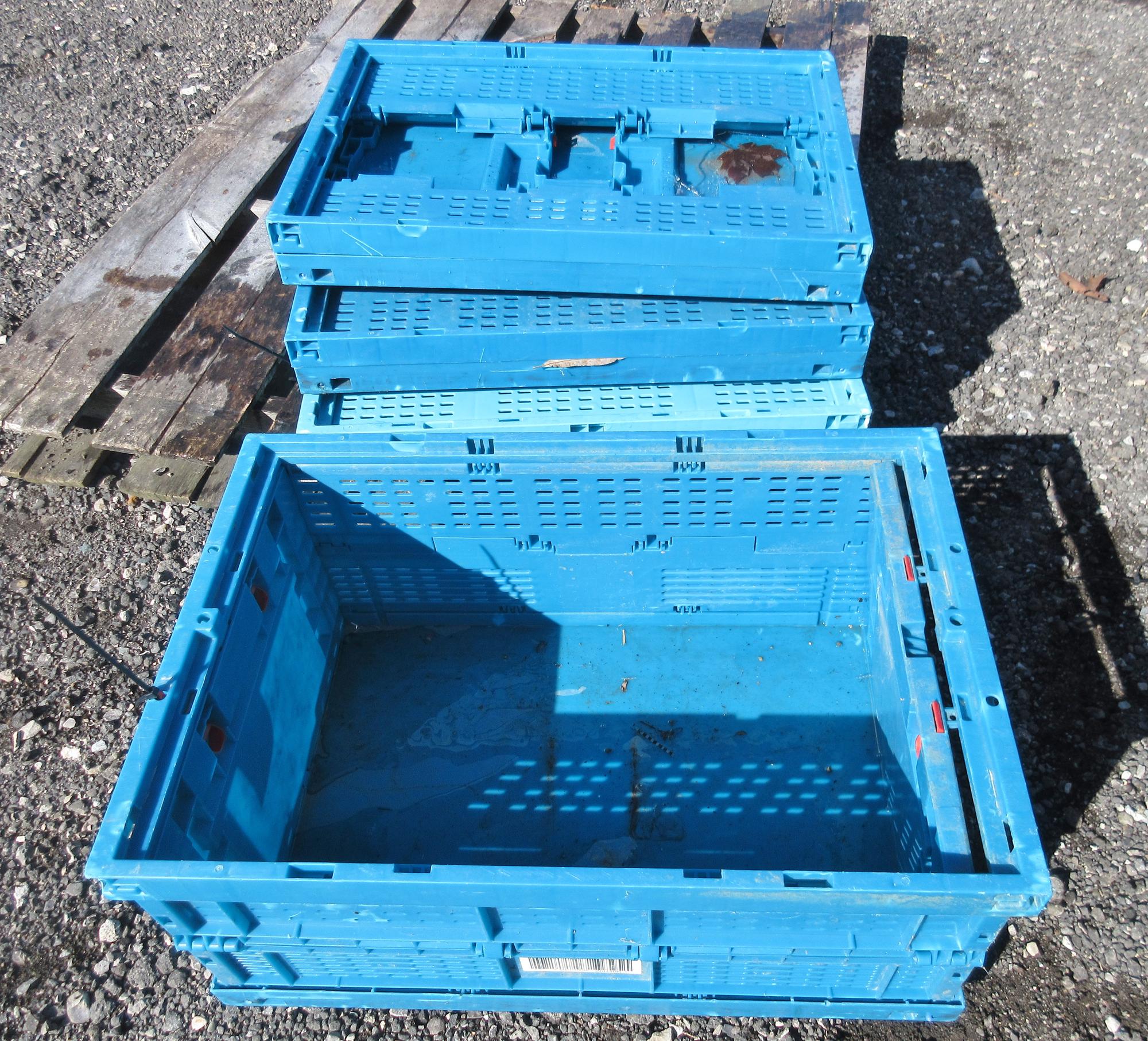 Collapsible Plastic Totes Collapsible Plastic Bins | Returnable Bins