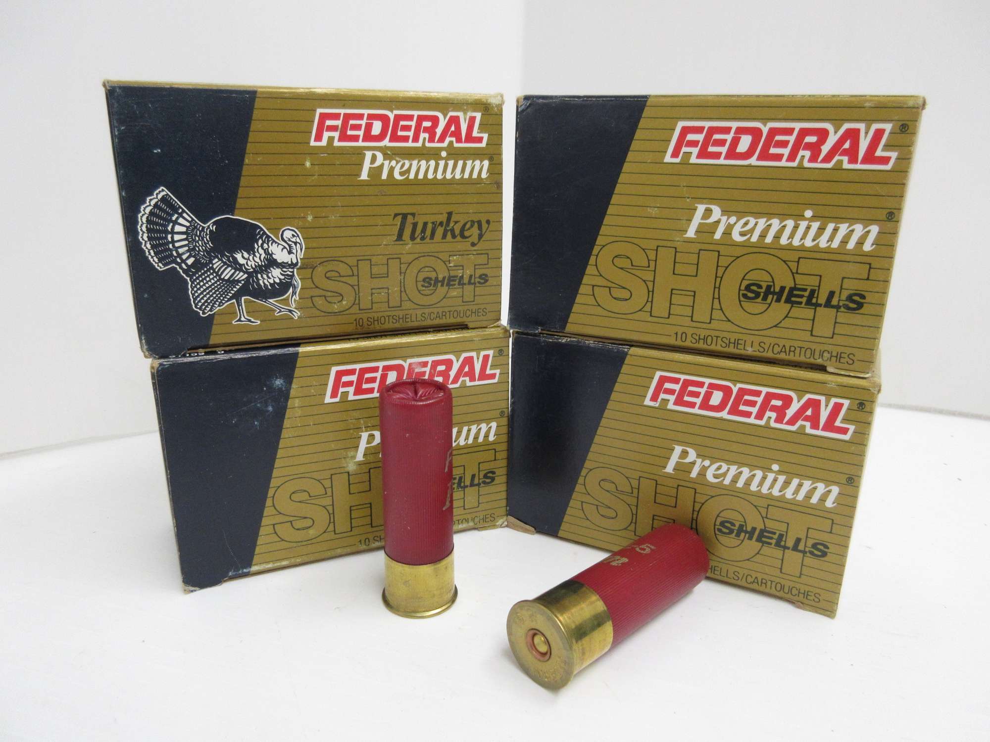 Albrecht Auctions | (4) Boxes of 12-Gauge Federal Premium Turkey Loads ...