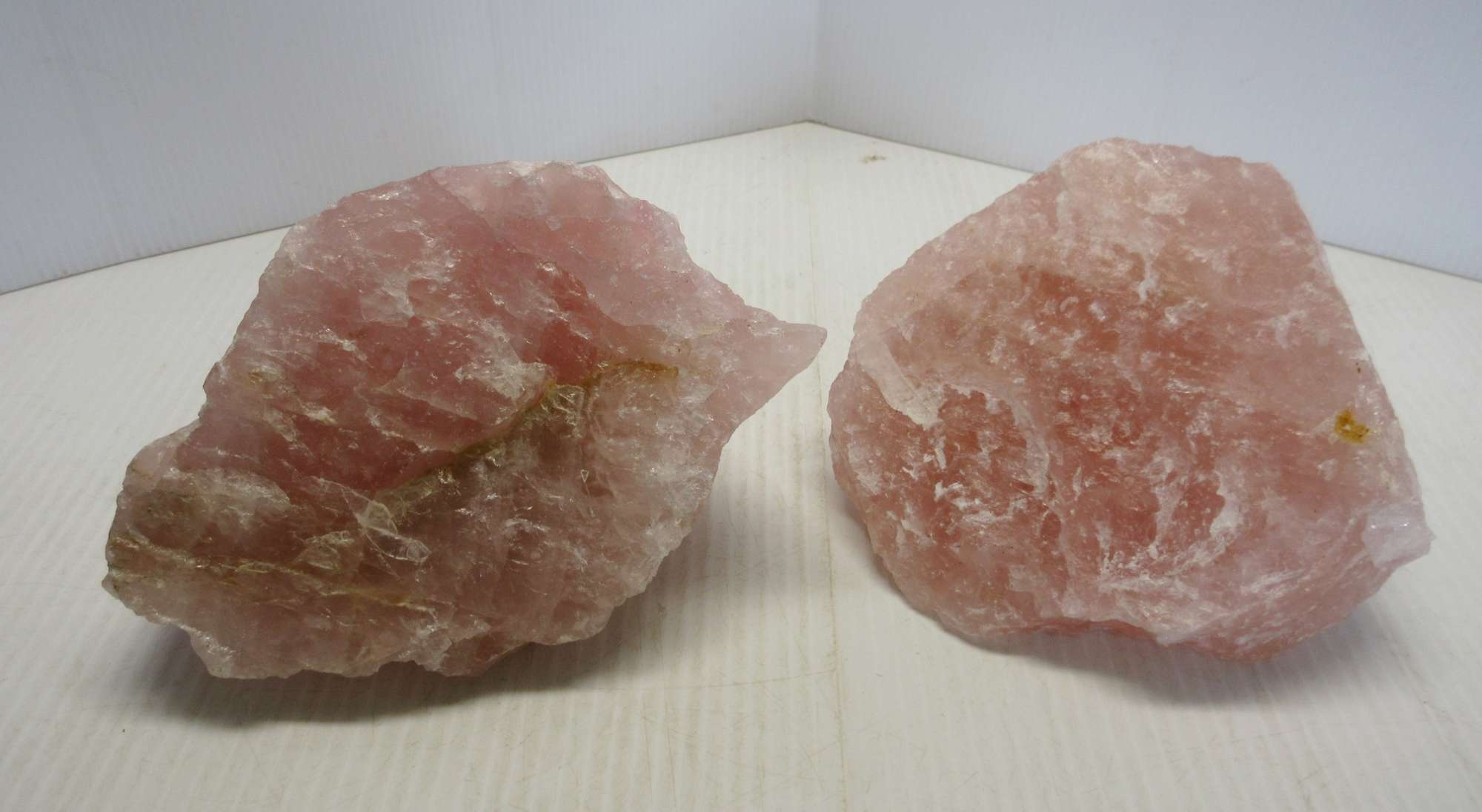 Albrecht Auctions | (2) Large Pieces of Pink Quartz from South Dakota ...