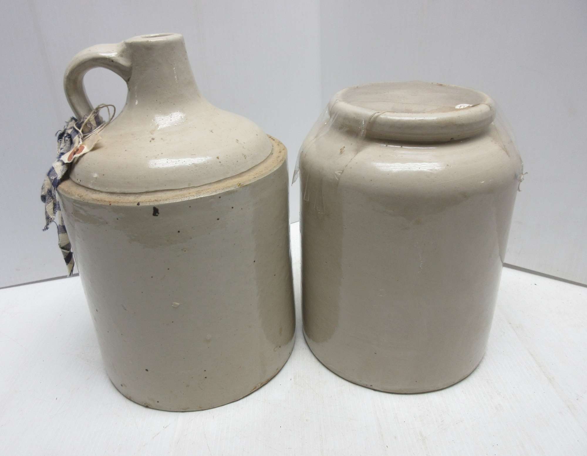 Albrecht Auctions | (2) Red Wing Jugs: 1- Zinc Red Wing Preserve Jar ...