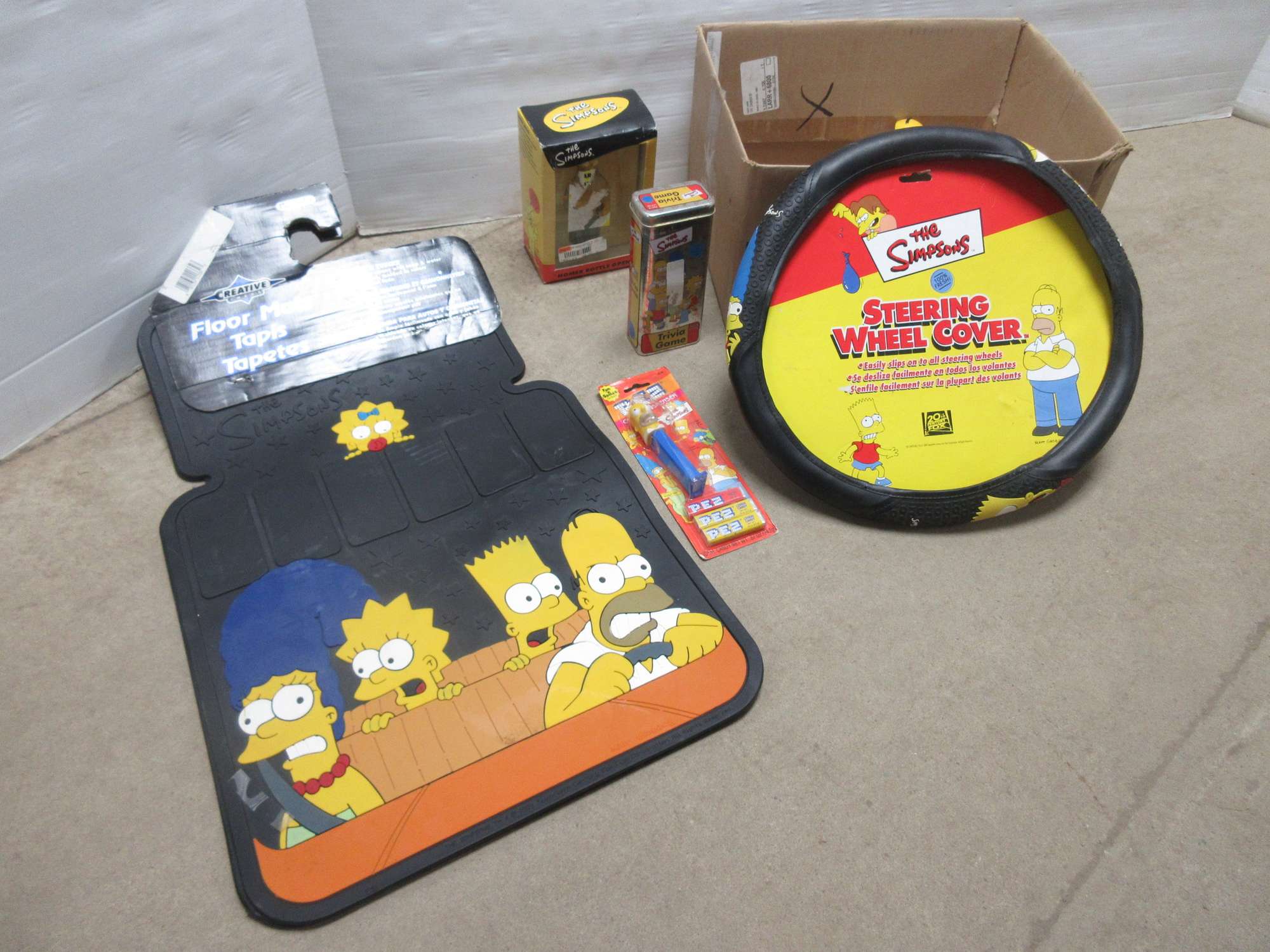 Albrecht Auctions | "The Simpsons" Collectibles, Include: Car Floor ...
