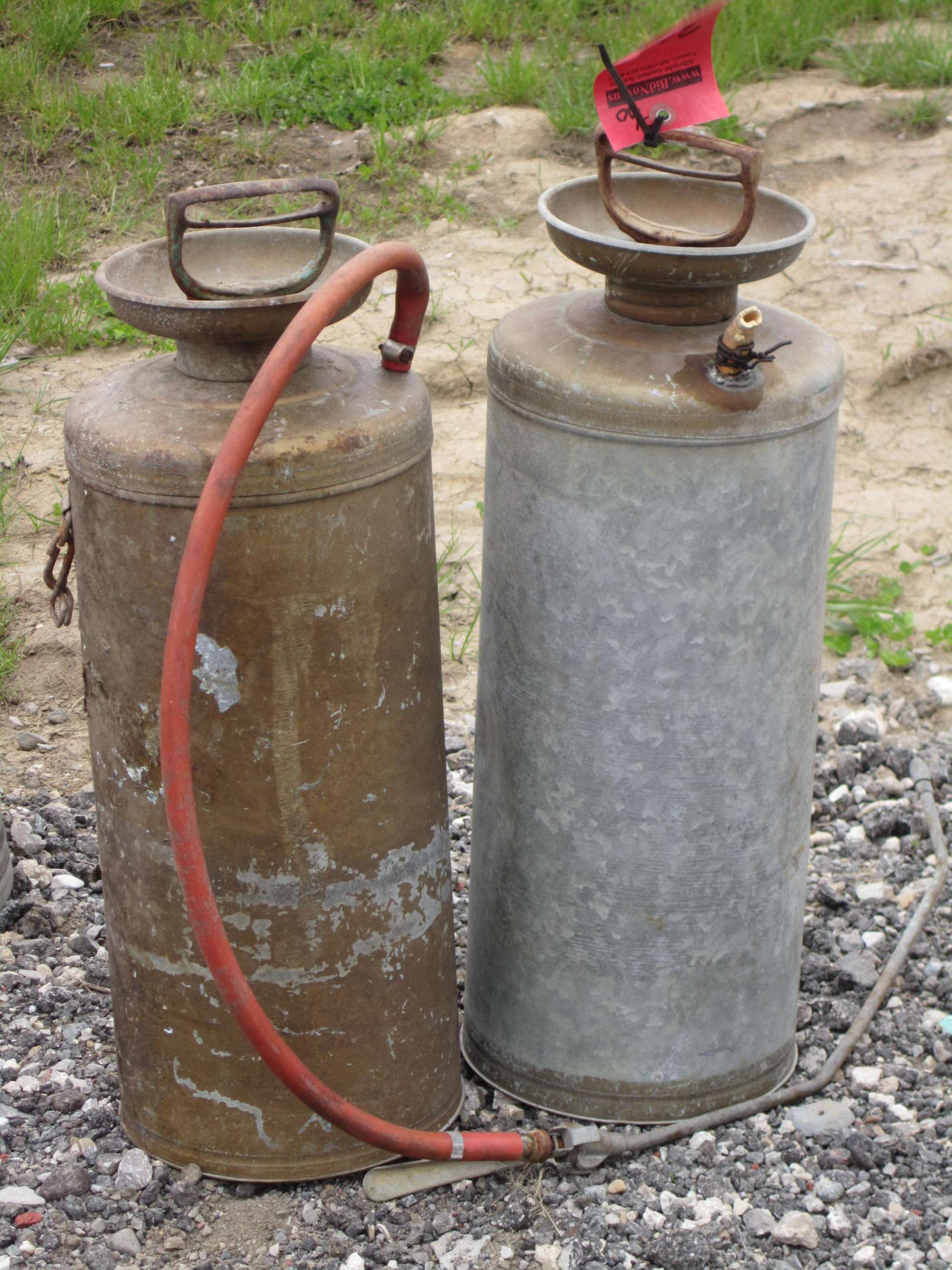 Albrecht Auctions | Antique Sprayers, Possibly Fire Extinguishers