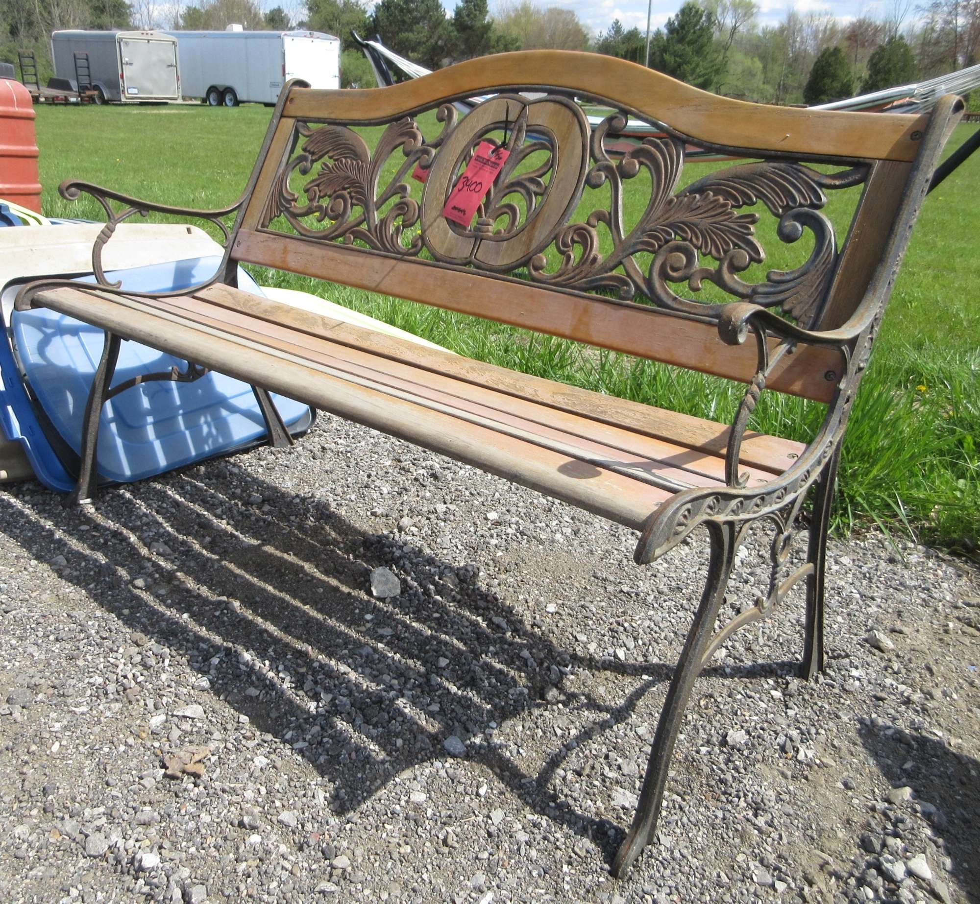 Albrecht Auctions | Park Bench