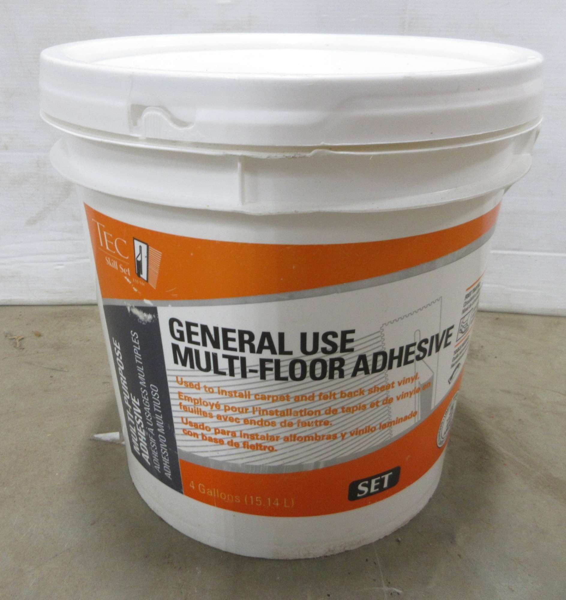 Albrecht Auctions | (4) Gallons of General Use Multi-Floor Adhesive