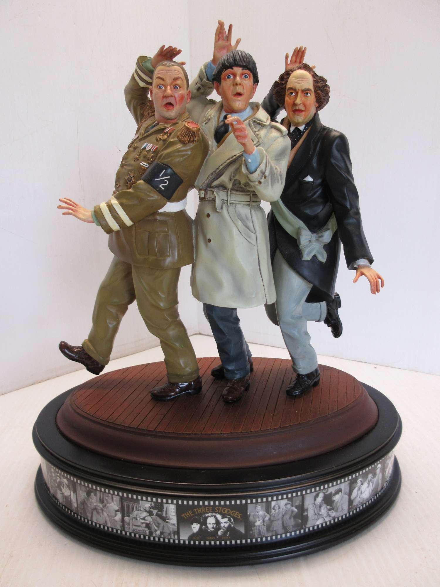 Albrecht Auctions | Franklin Mint Large Size Three Stooges, "You Nazty ...