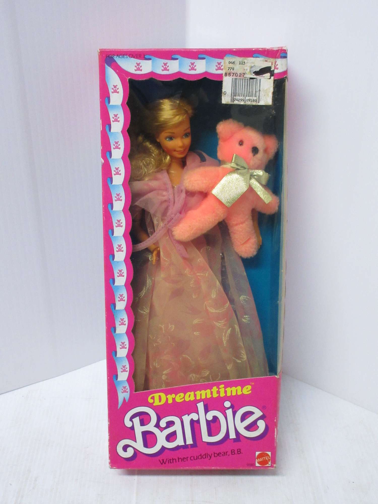 Albrecht Auctions | 1984 Barbie Doll Dreamtime with Bear in Original Box