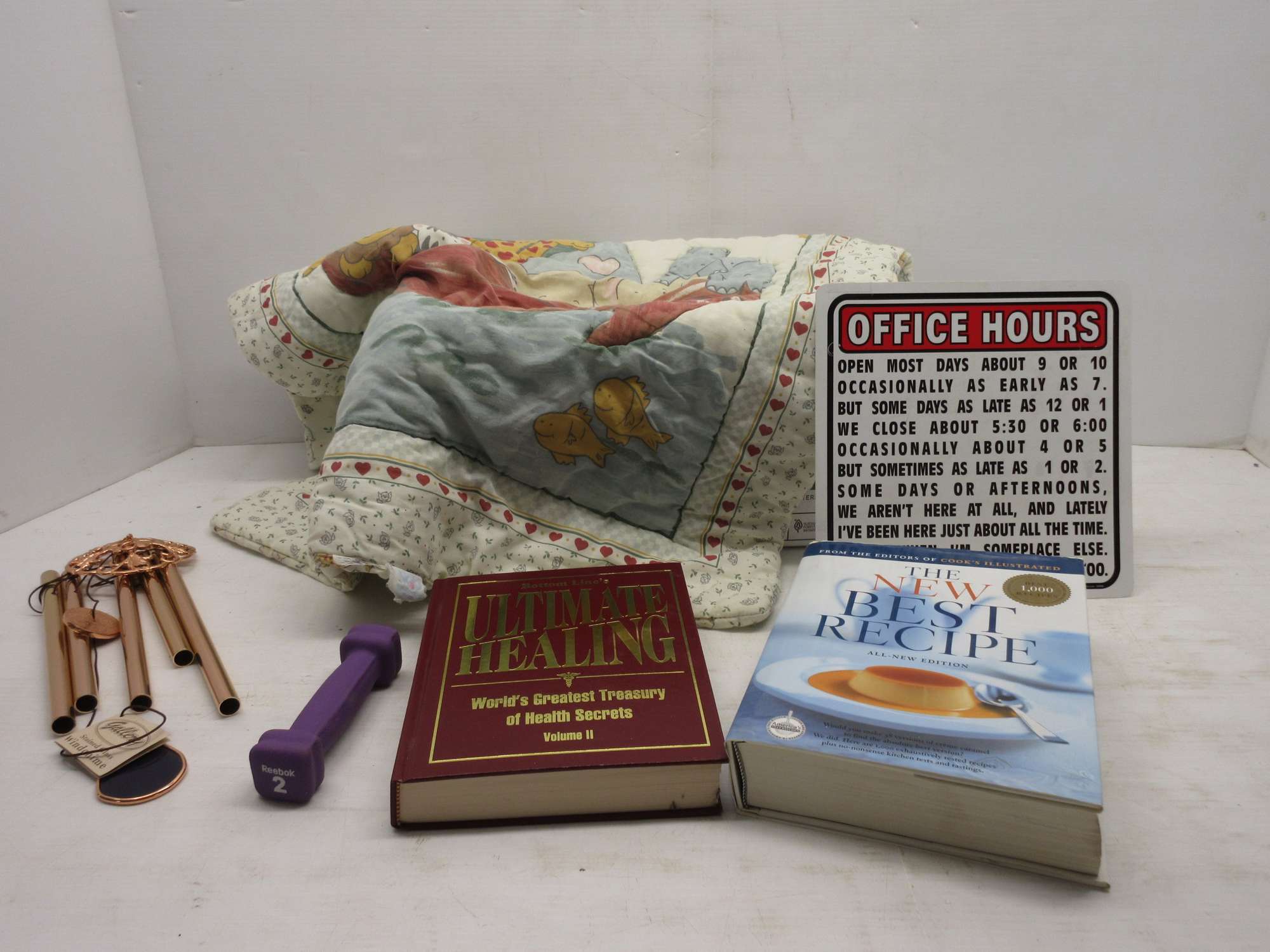 Albrecht Auctions | Natural Healing and Wind Chime Recipe Books; Small ...