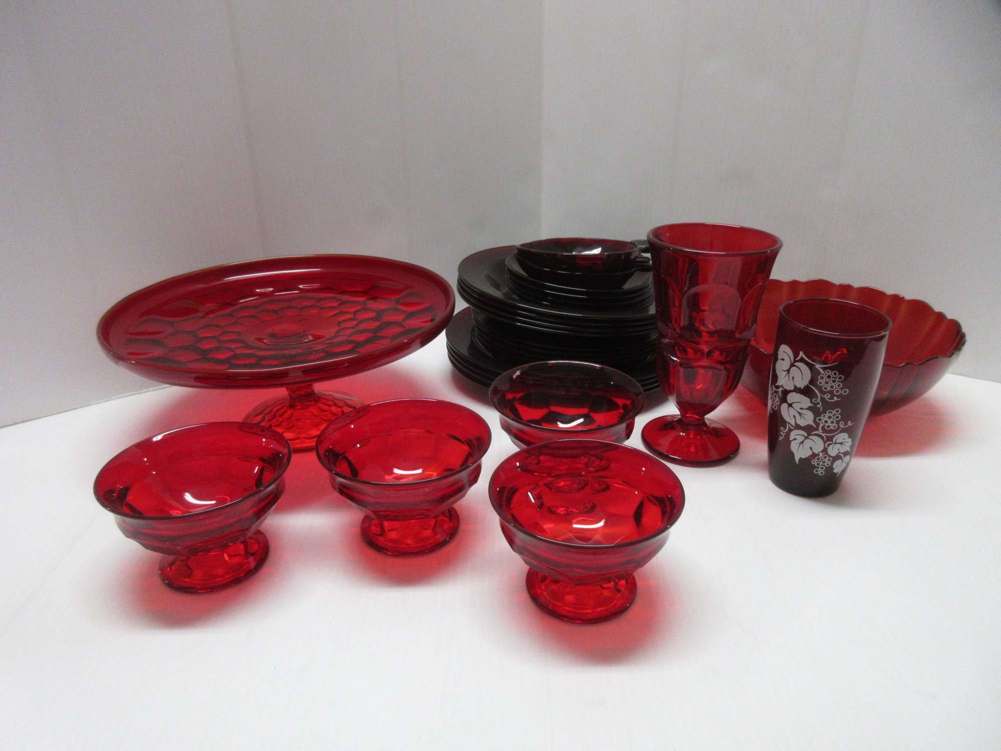 Albrecht Auctions | (26) Pieces Red Glassware
