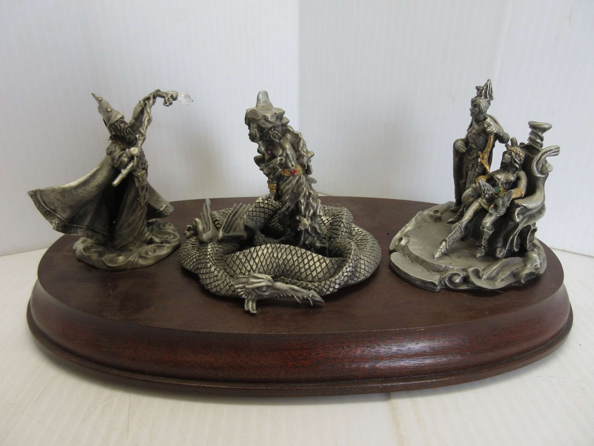 Albrecht Auctions | "The Crystals of Zorn" Pewter Statue