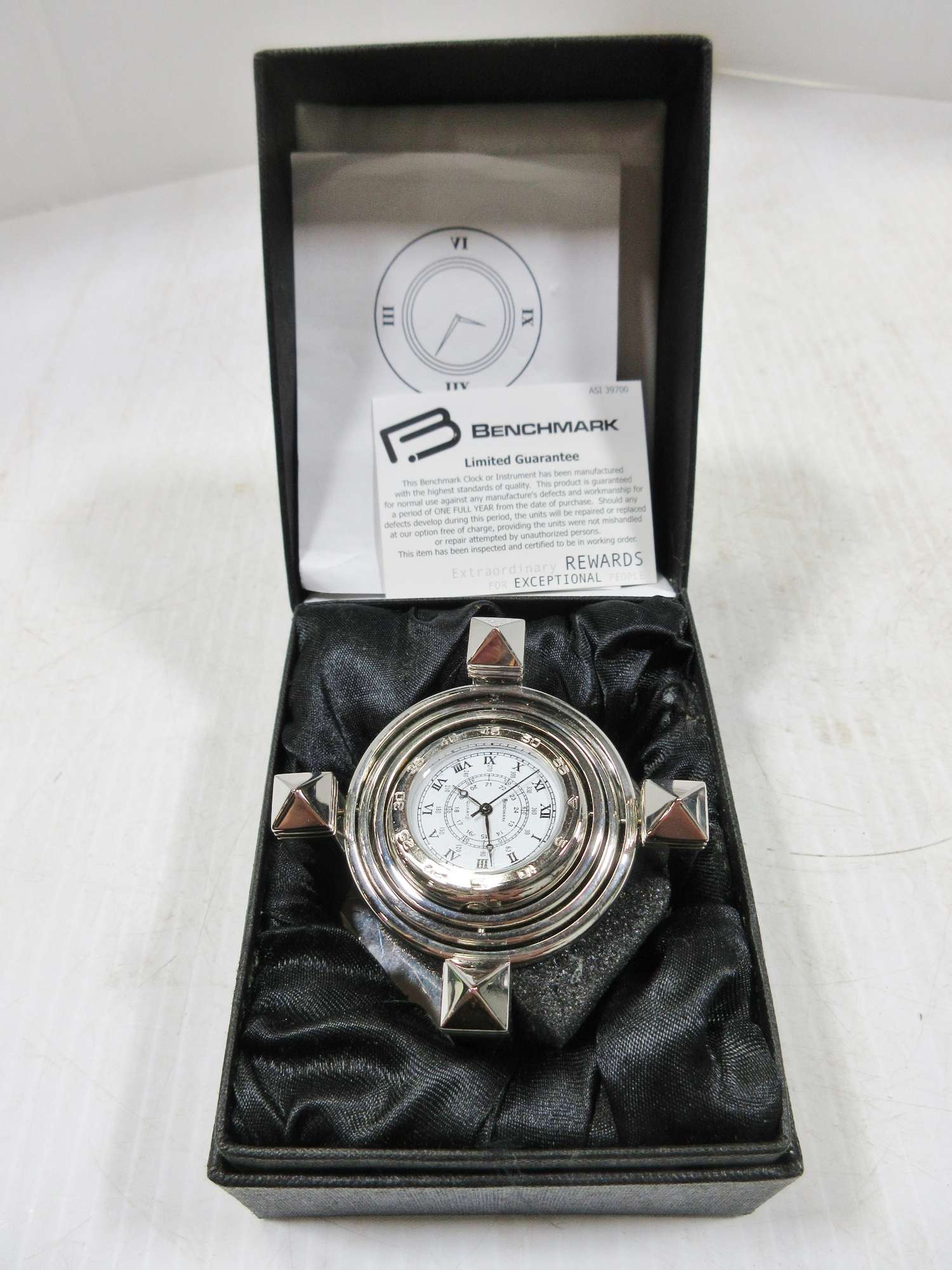 Albrecht Auctions | Benchmark Desk Clock