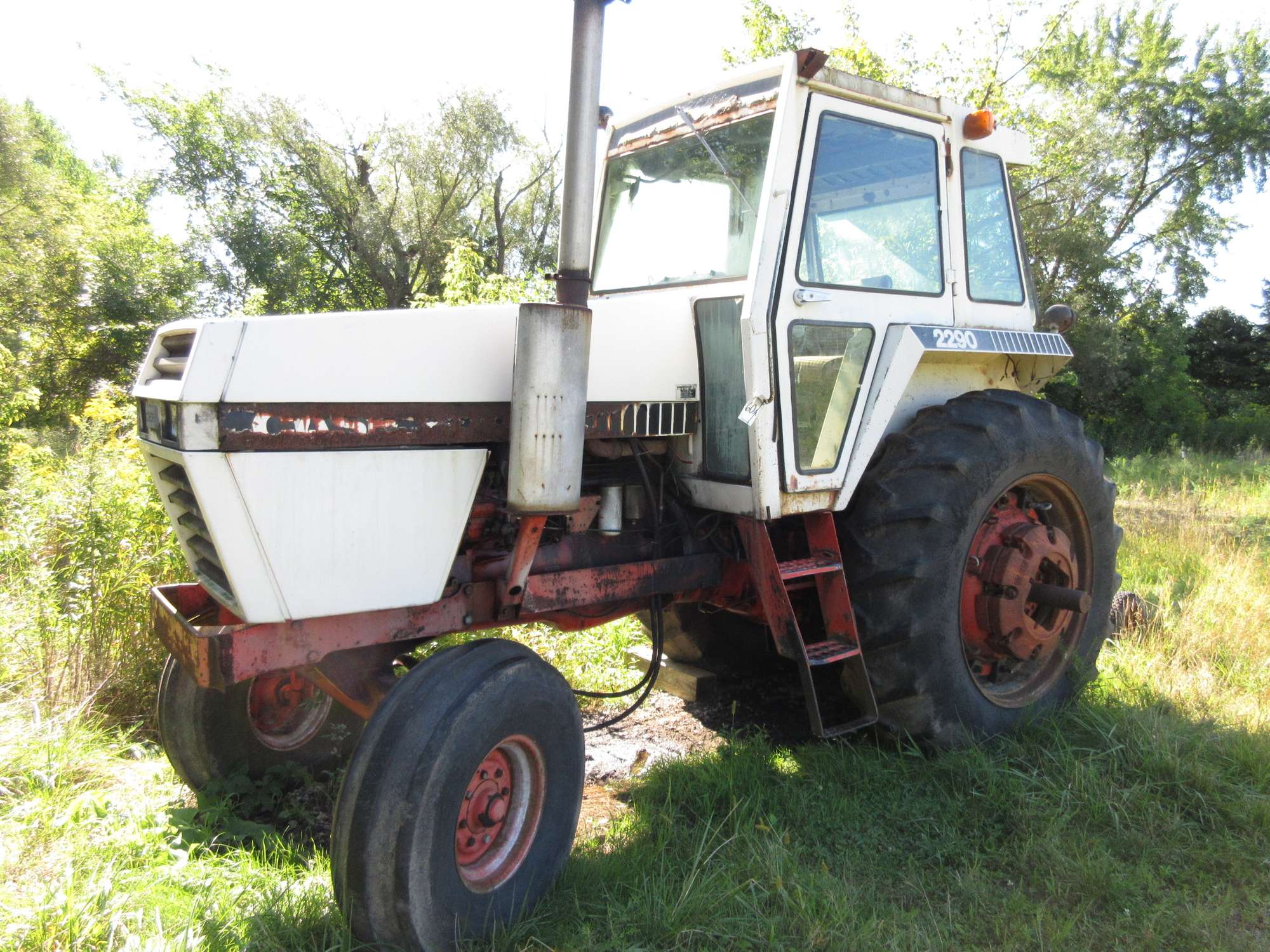 Albrecht Auctions | Case 2290 Diesel Tractor with Cab, Shows 6,604 ...