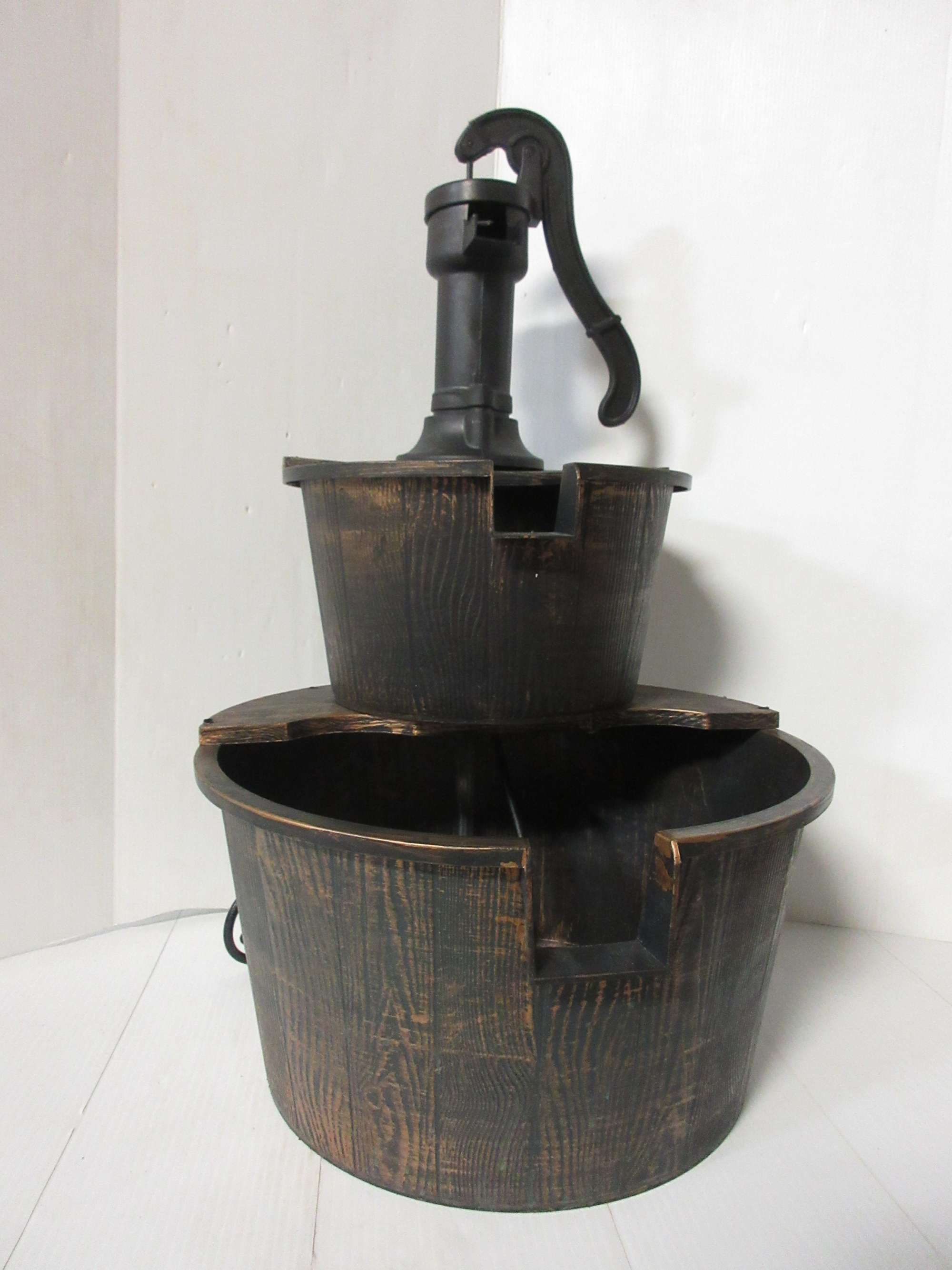 Albrecht Auctions | Electric Old Style Pitcher Pump Water Fall for Outdoors