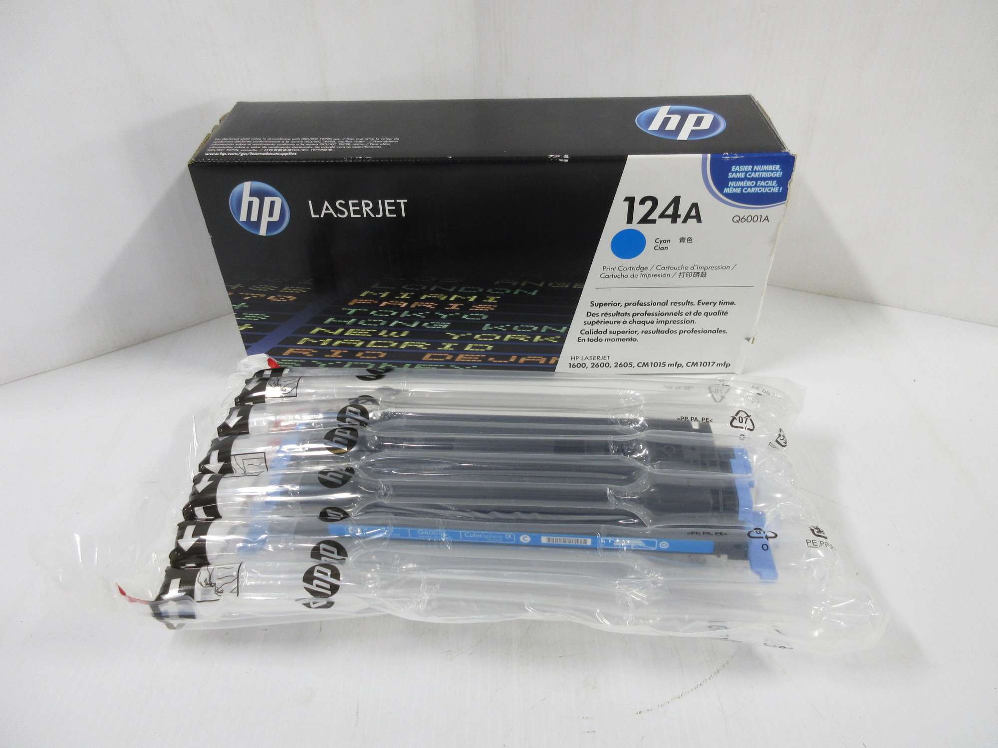 Albrecht Auctions | HP Laserjet Cartridge, 124A, Cyan, Q6001A