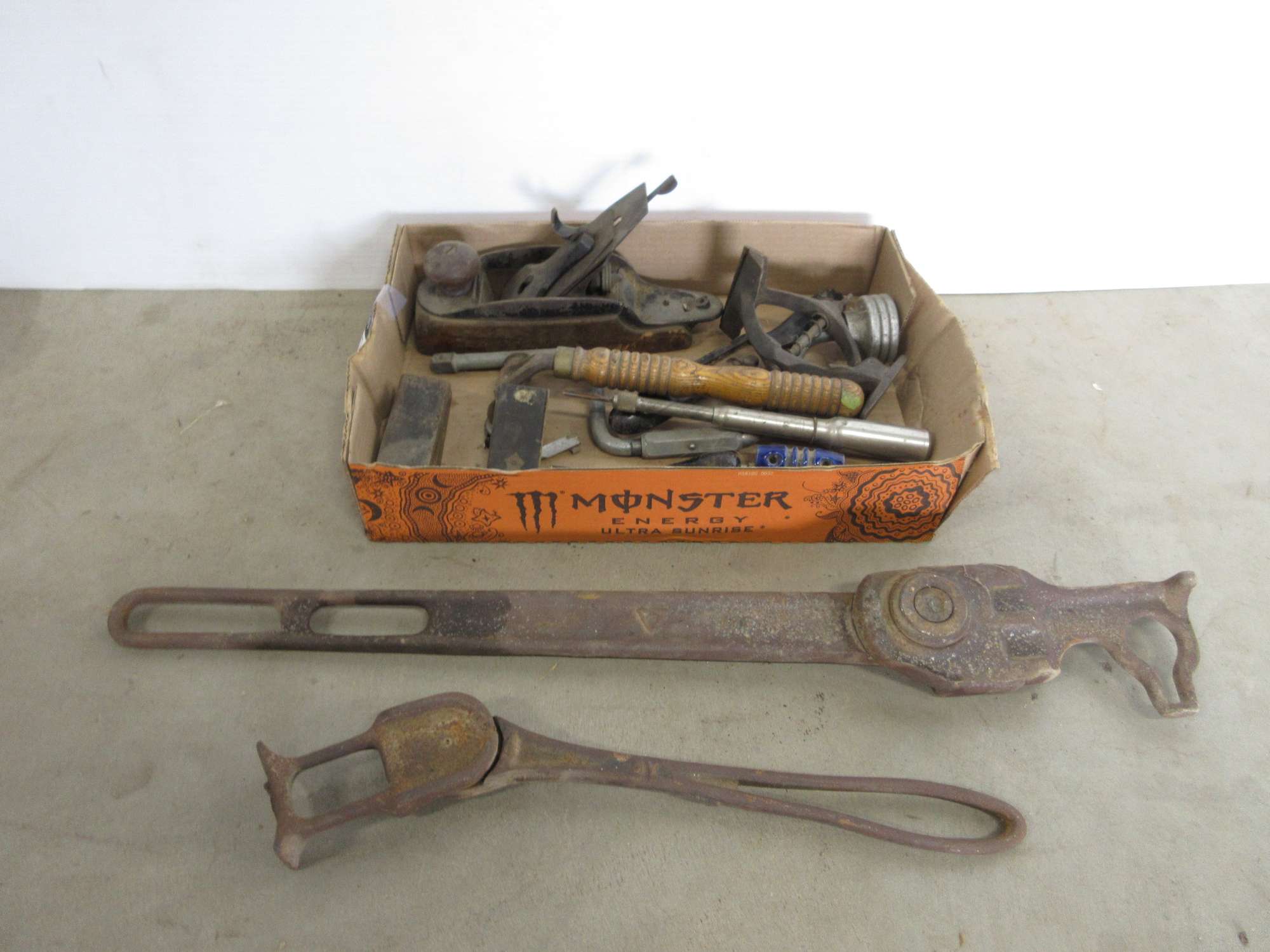 Albrecht Auctions | Misc. Antique Tools, Include: Fence Stretchers ...