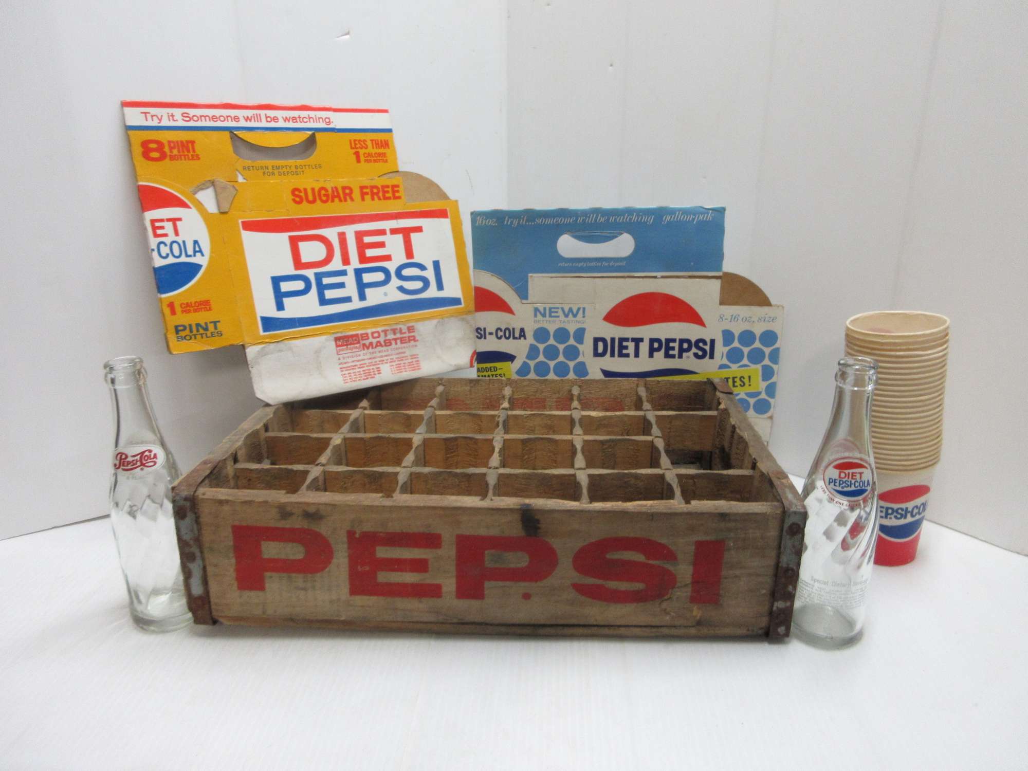 Albrecht Auctions | Pepsi Collectibles, Include: Wooden Bottle Crate ...