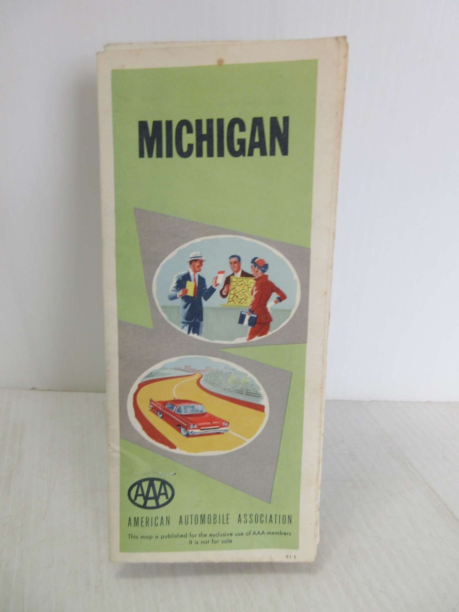 Albrecht Auctions | 1961 AAA Michigan Road Map