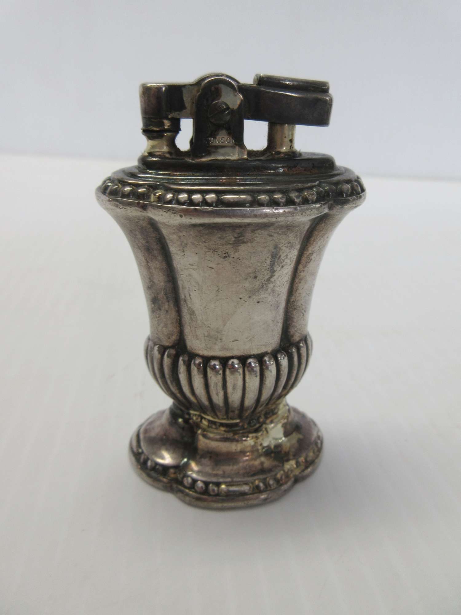 Albrecht Auctions | Older Ronson Mayfair Silver-Plated Table Lighter