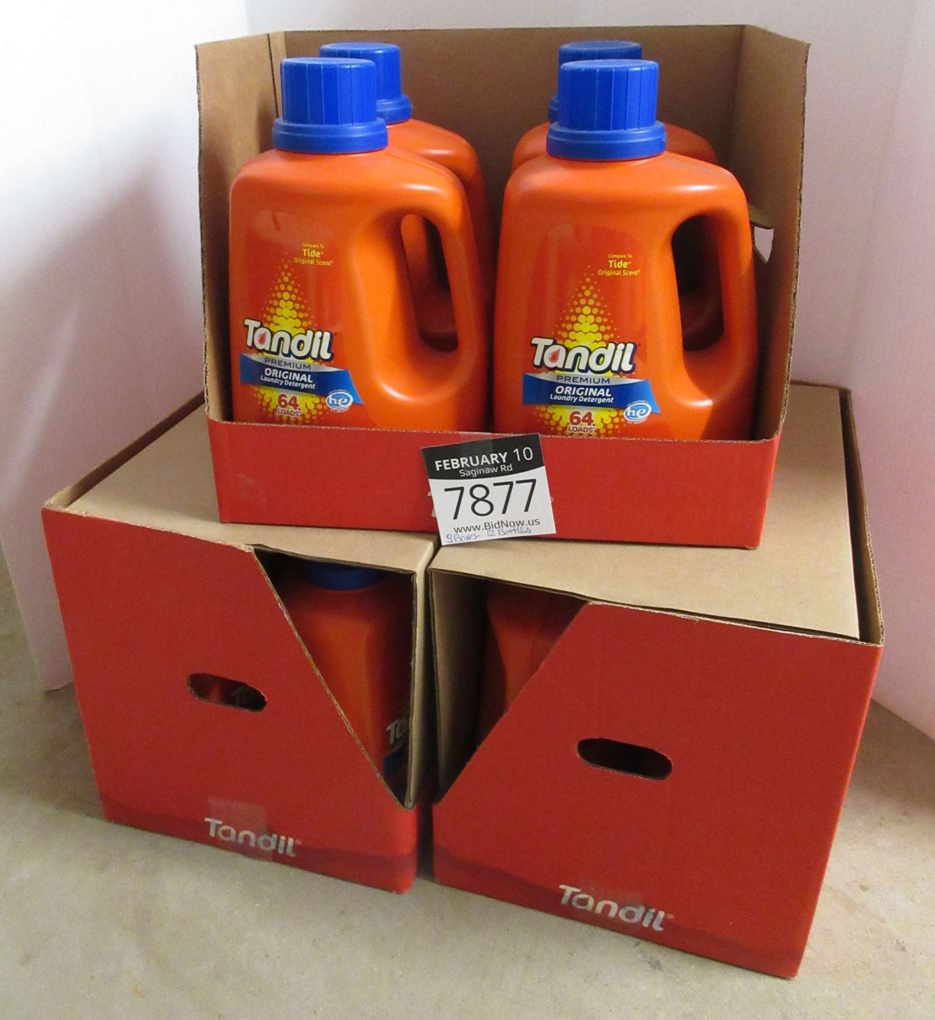 Albrecht Auctions | (12) 100 oz. Bottles of Tandil Laundry Detergent