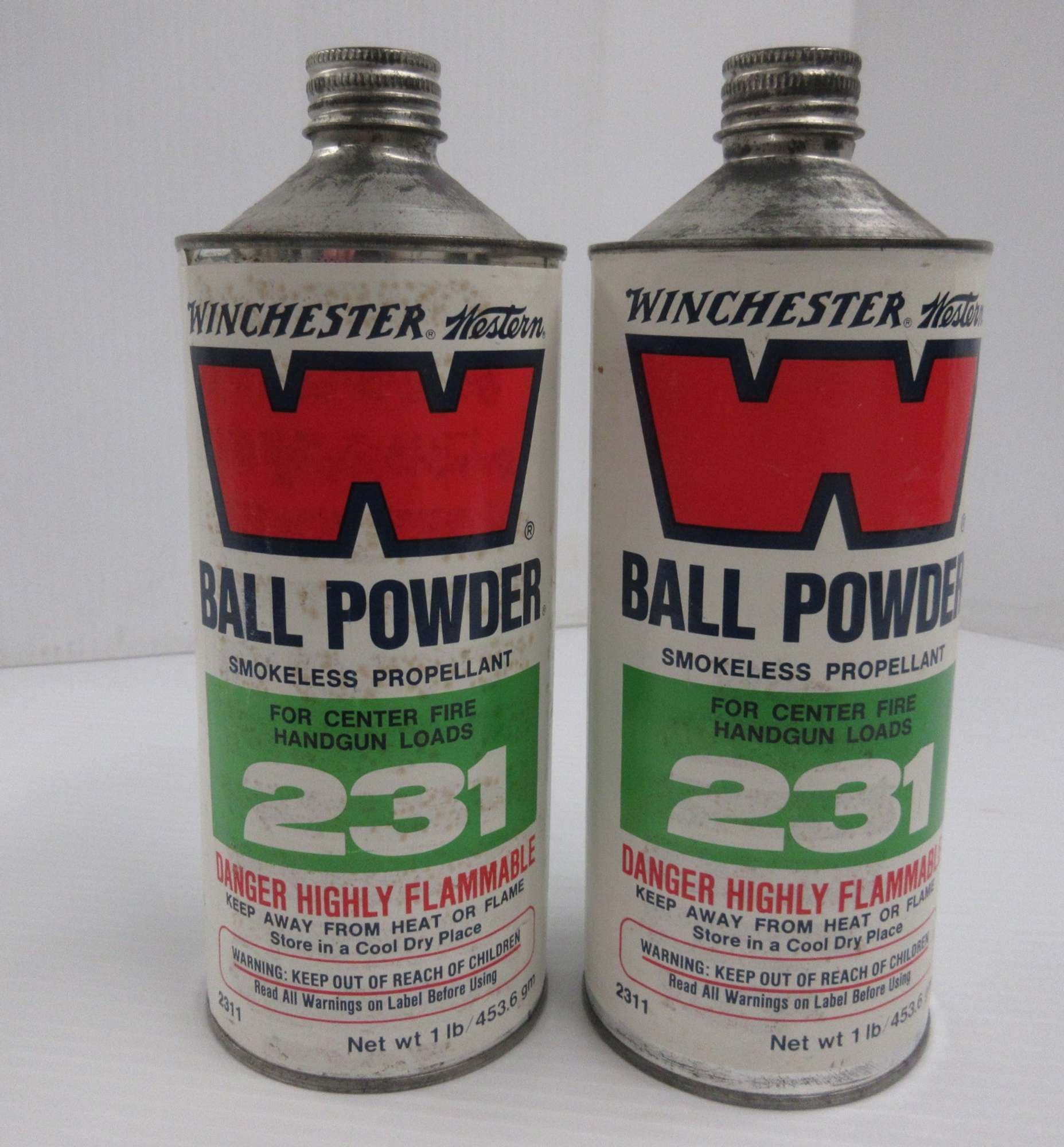Albrecht Auctions | (2) Cans of Winchester 231 Ball Powder