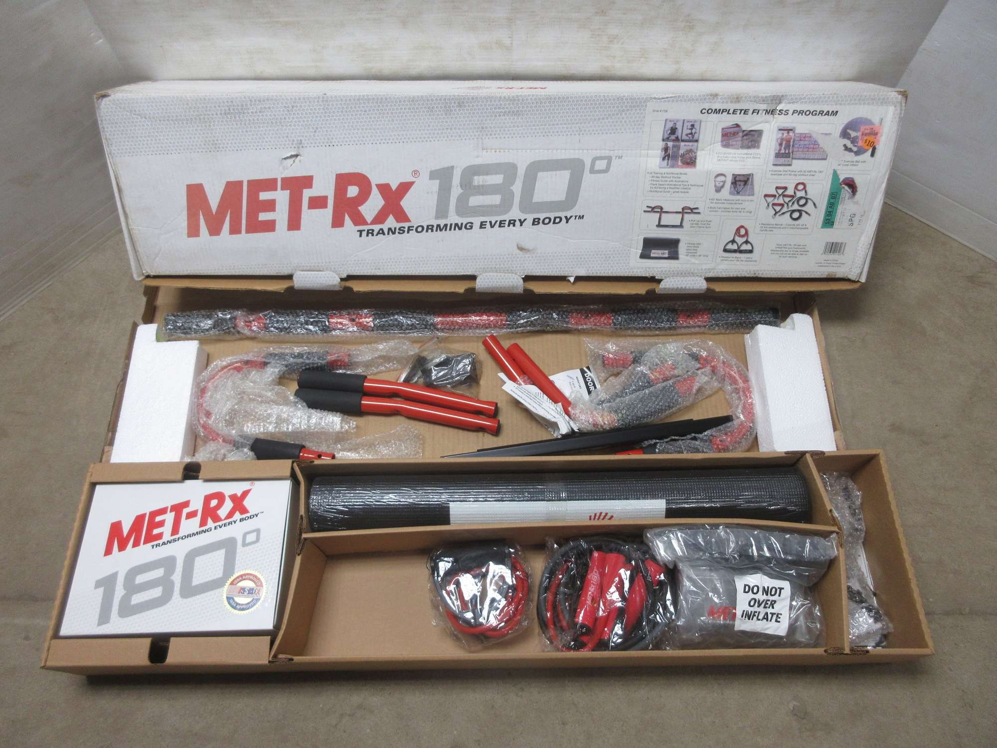 Albrecht Auctions | Fitness Met-RX 180 Exercise Program