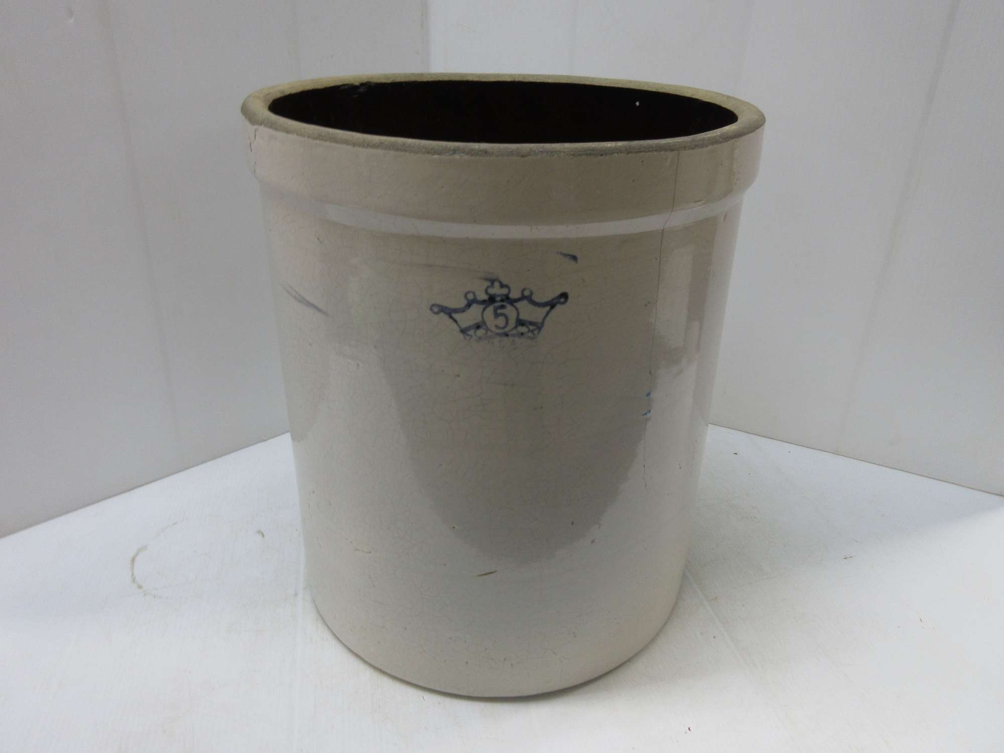 Albrecht Auctions | Crown No. 5 Crock
