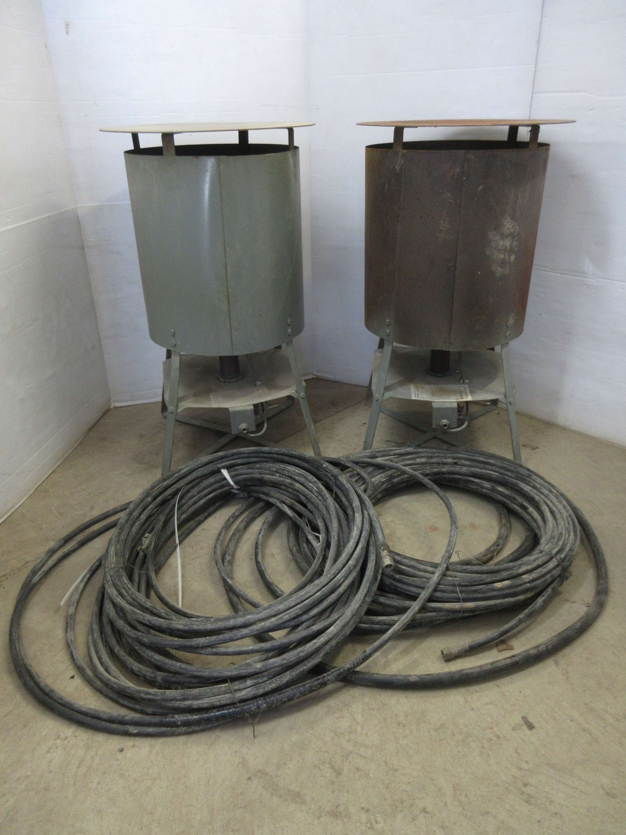 Albrecht Auctions | (2) Propane Pot Heaters with Gas Lines