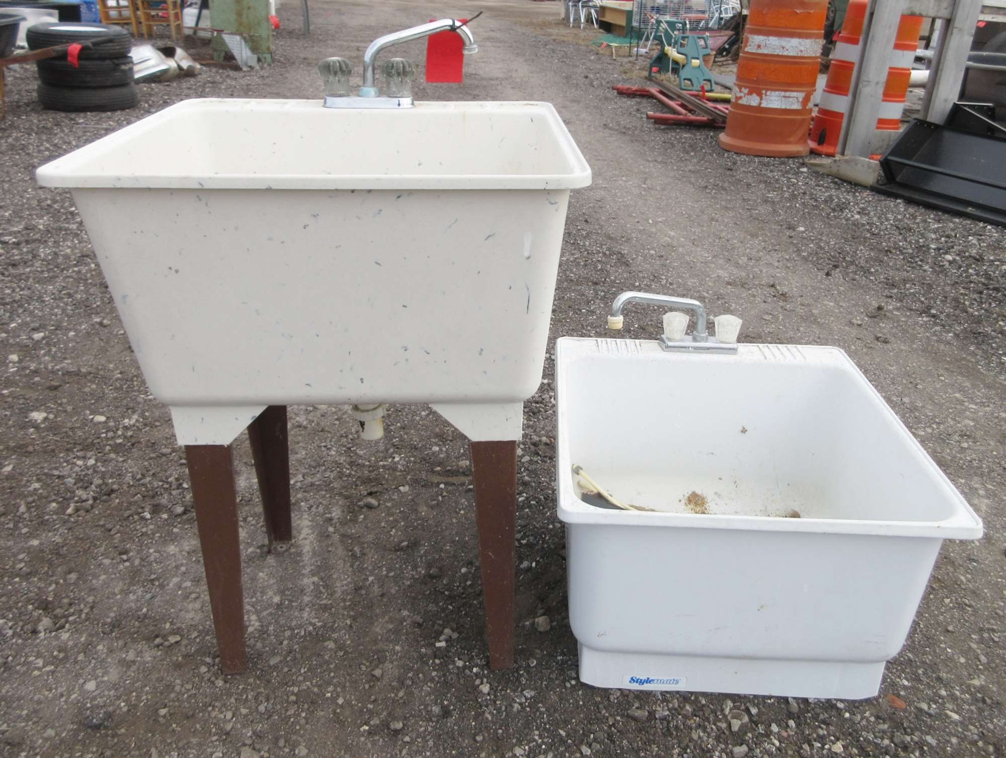 Albrecht Auctions | (2) Laundry Basins