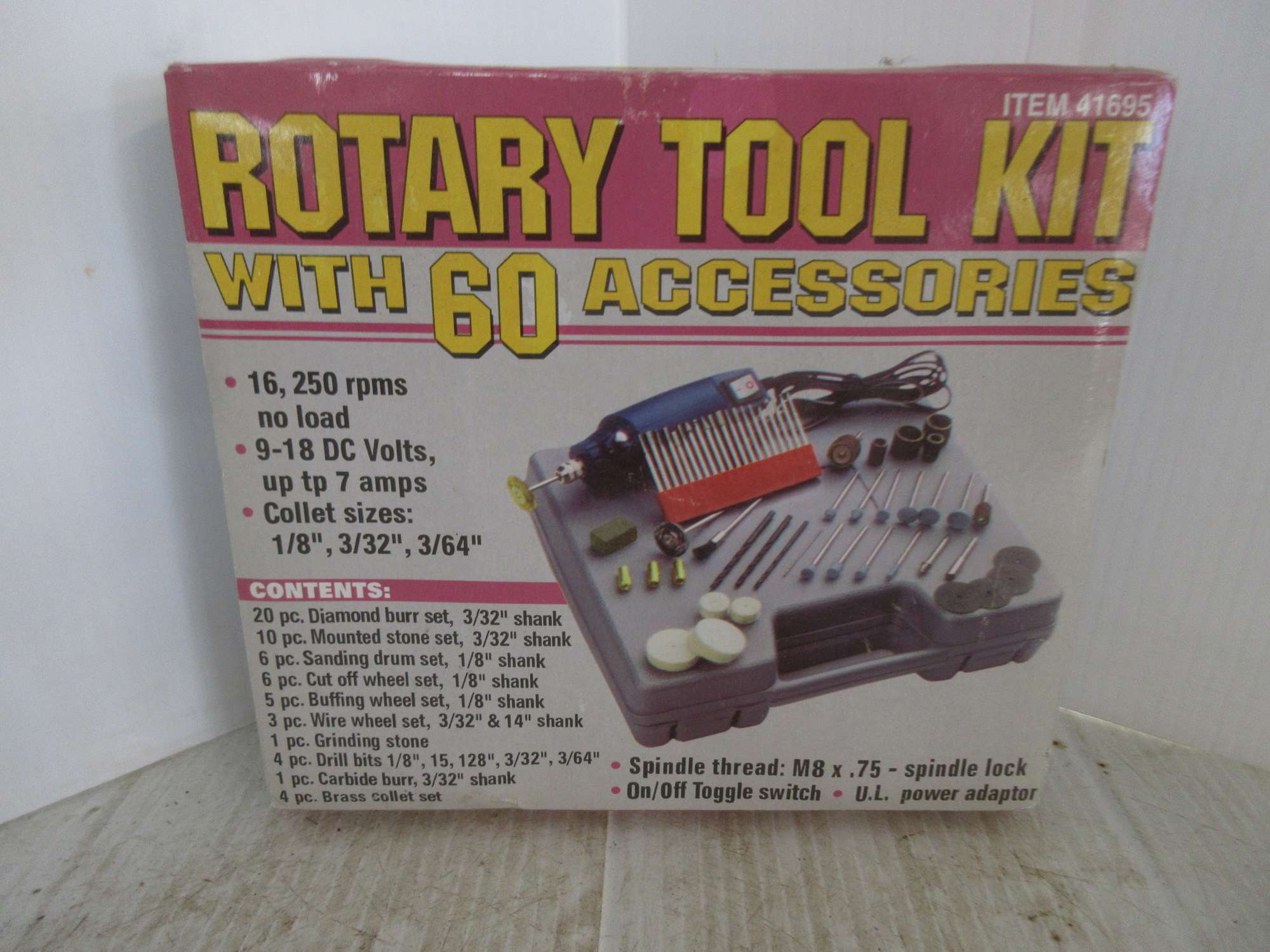 Albrecht Auctions | Rotary 60-Piece Tool Kit, No. 41695